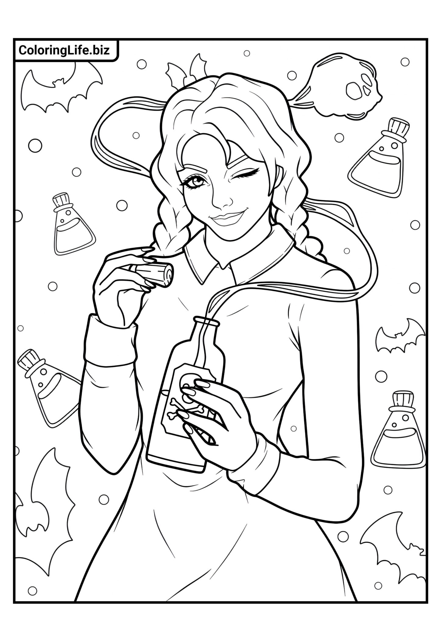 Kolorowanki Wednesday | 20 nowych obrazków do wydruku!