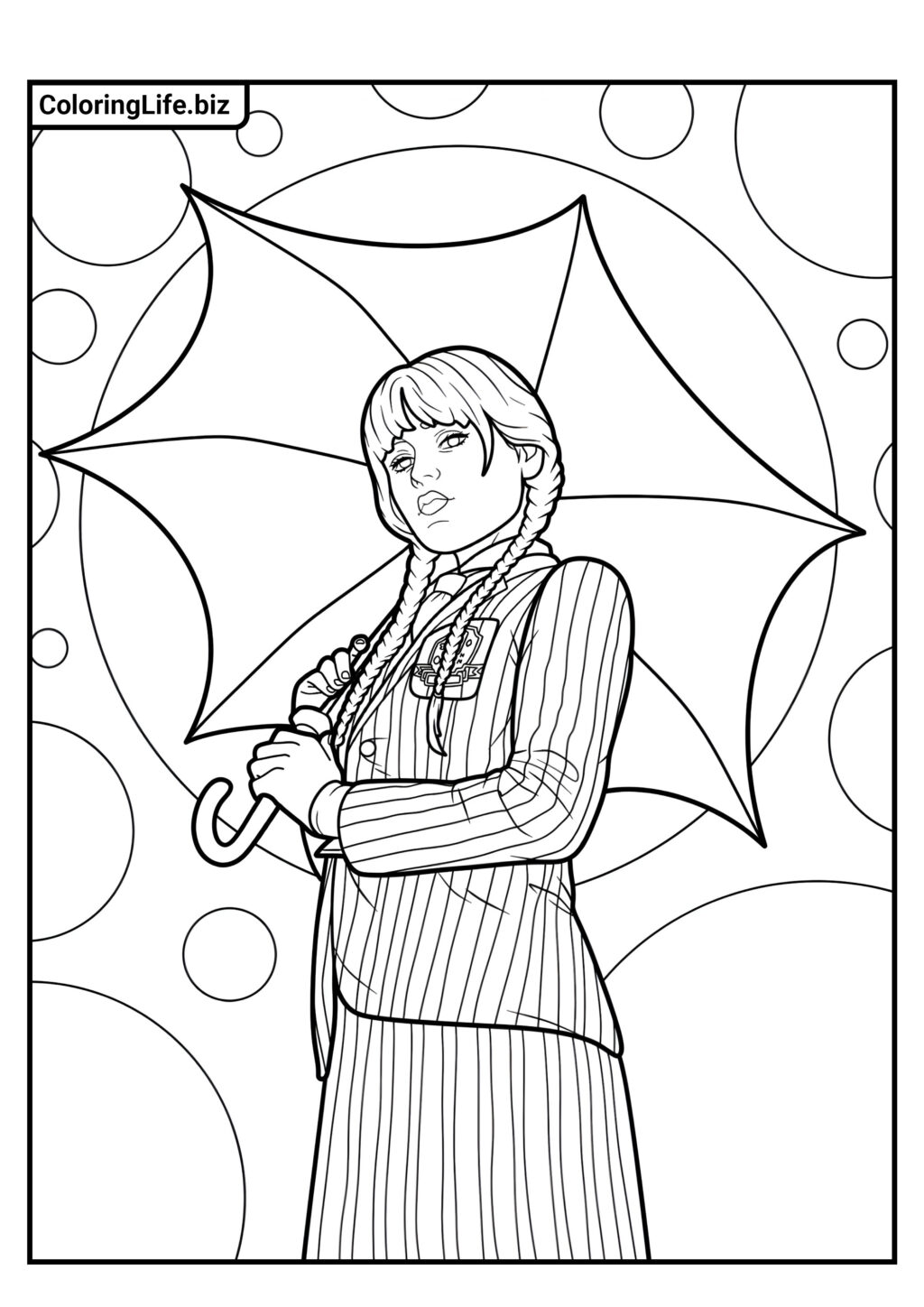 Kolorowanki Wednesday | 20 nowych obrazków do wydruku!