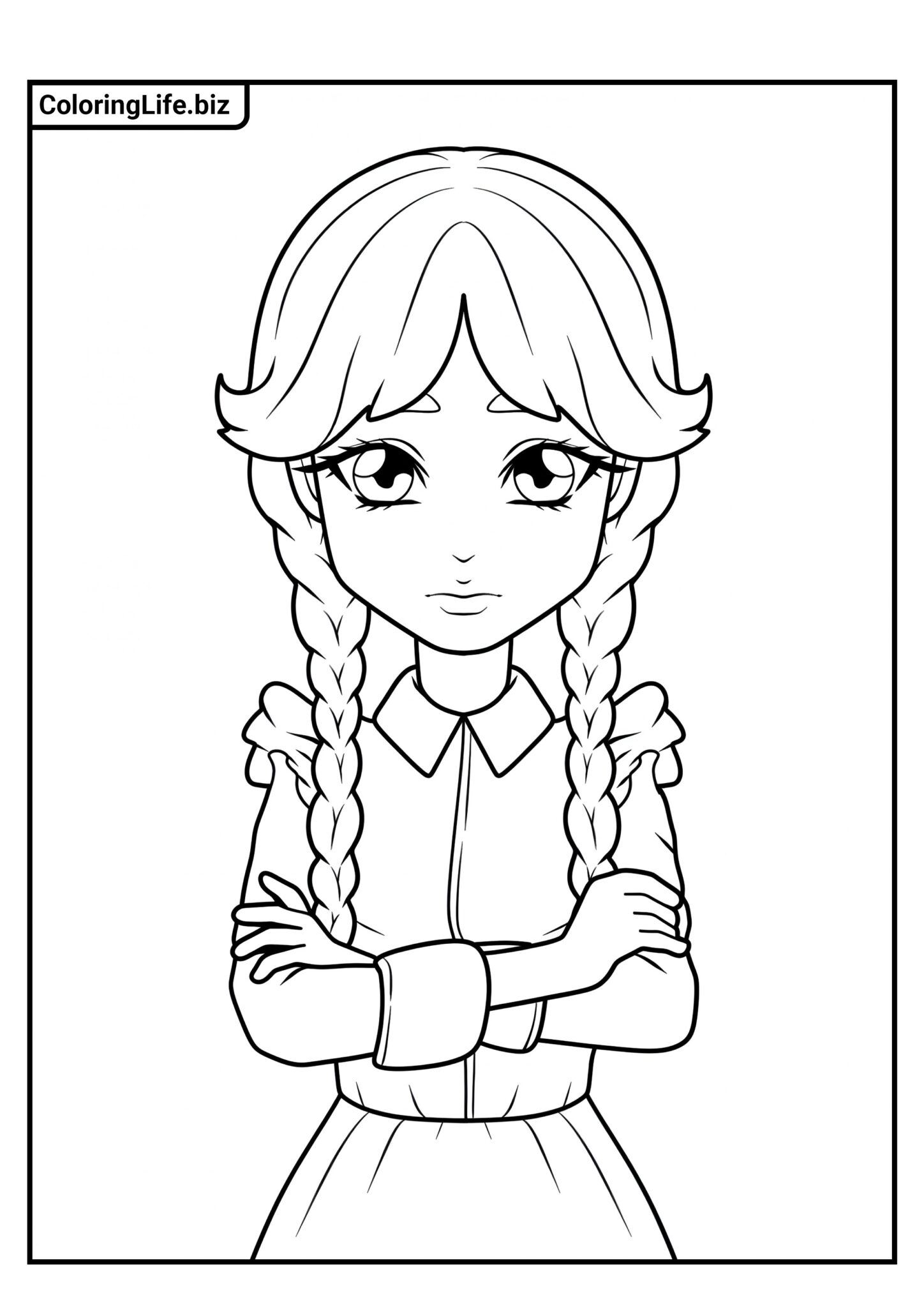 Kolorowanki Wednesday | 20 nowych obrazków do wydruku!