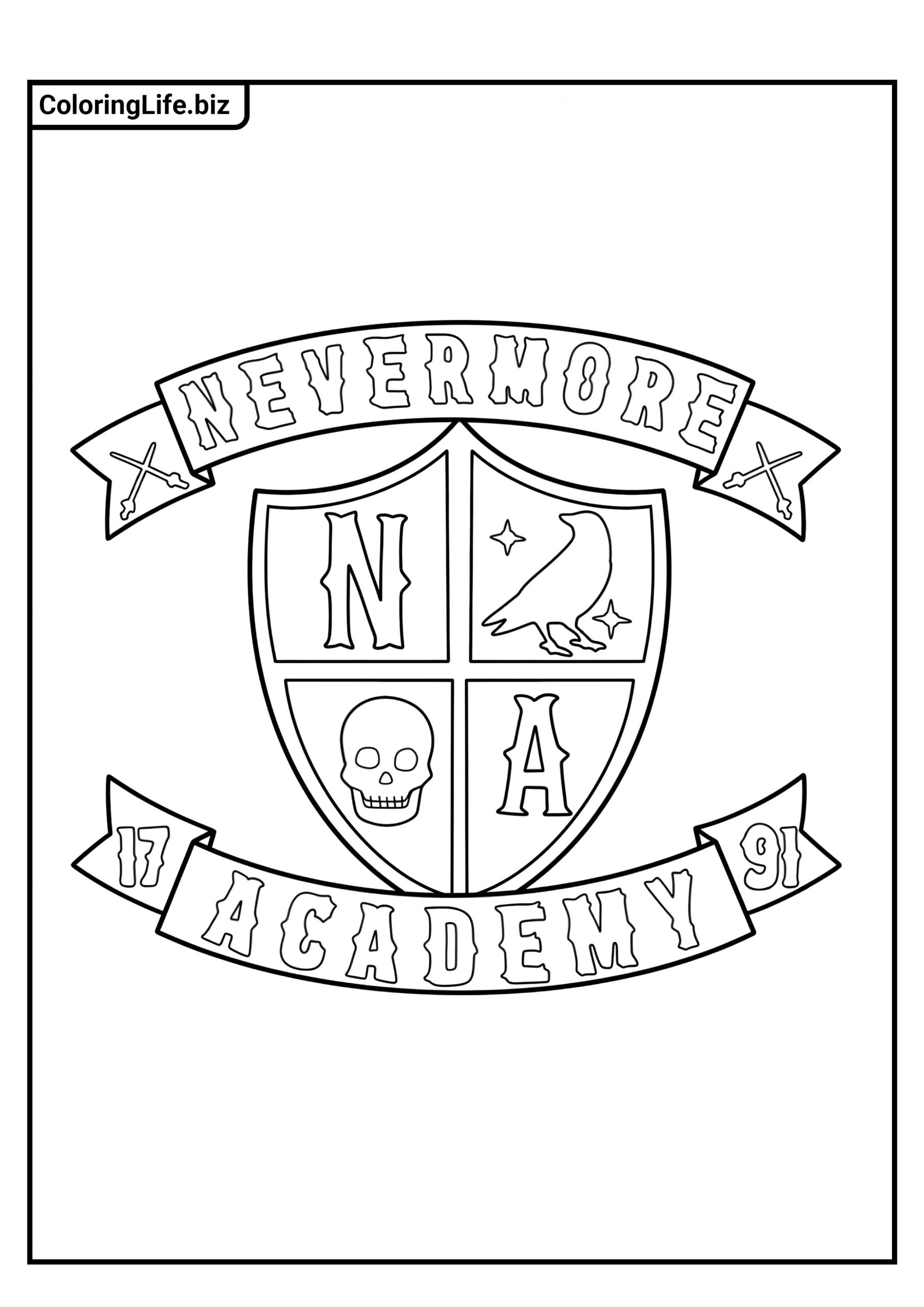 Ausmalbilder von Wednesday | 20 neue Bilder zum Ausdrucken!