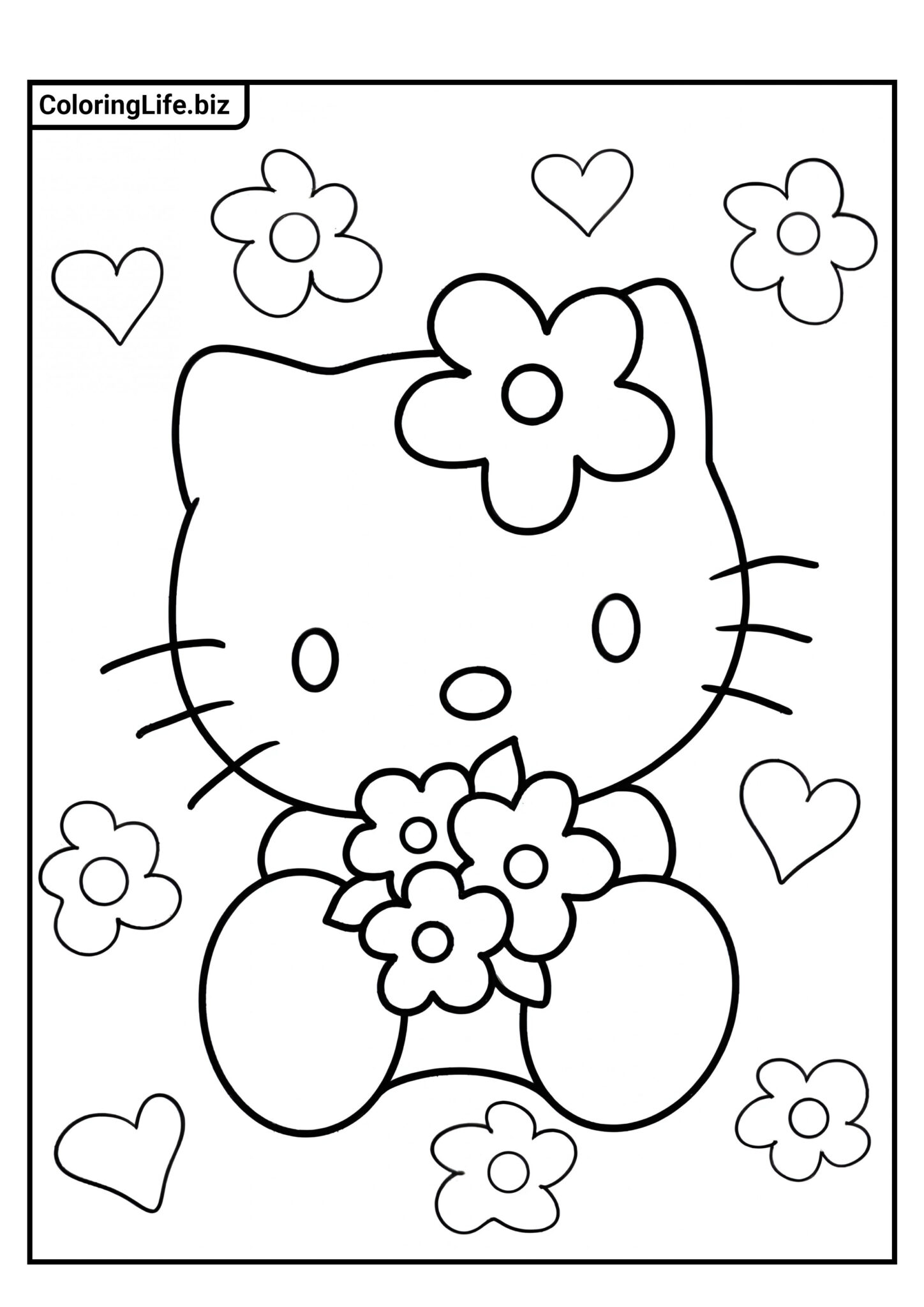 Hello Kitty Ausmalbilder Zum Drucken