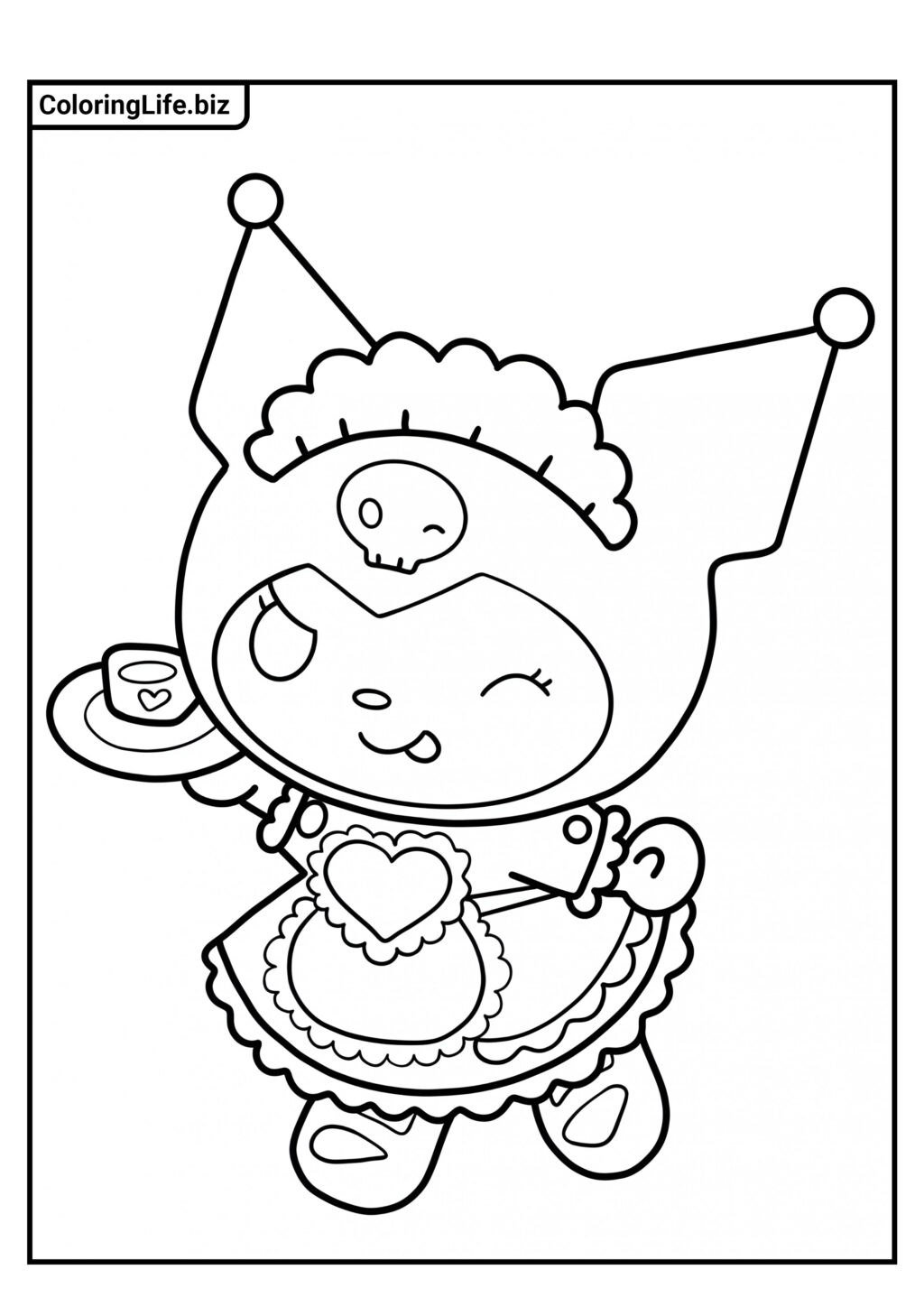 Раскраски Куроми | 20+ новых раскрасок 2024