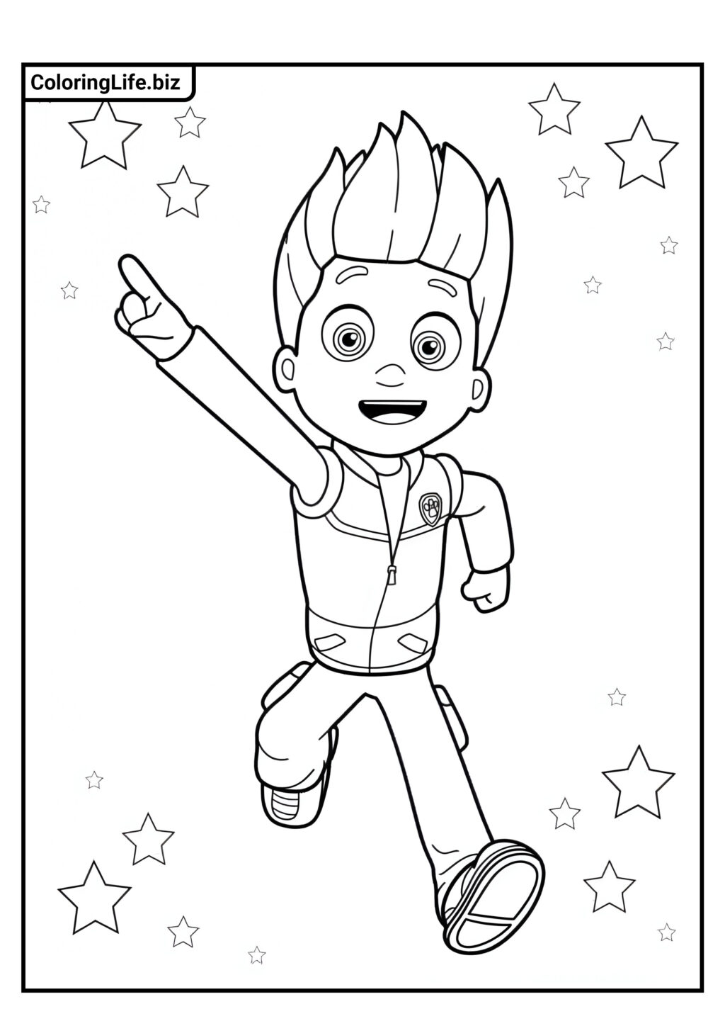Ausmalbilder Paw Patrol für den Druck