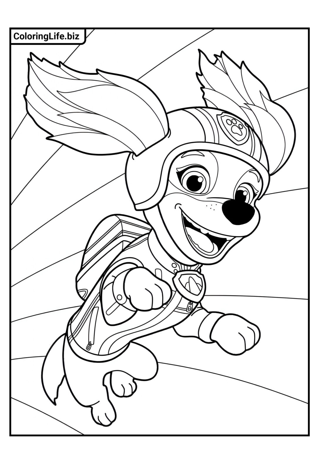 Kolorowanki Psi Patrol do wydruku