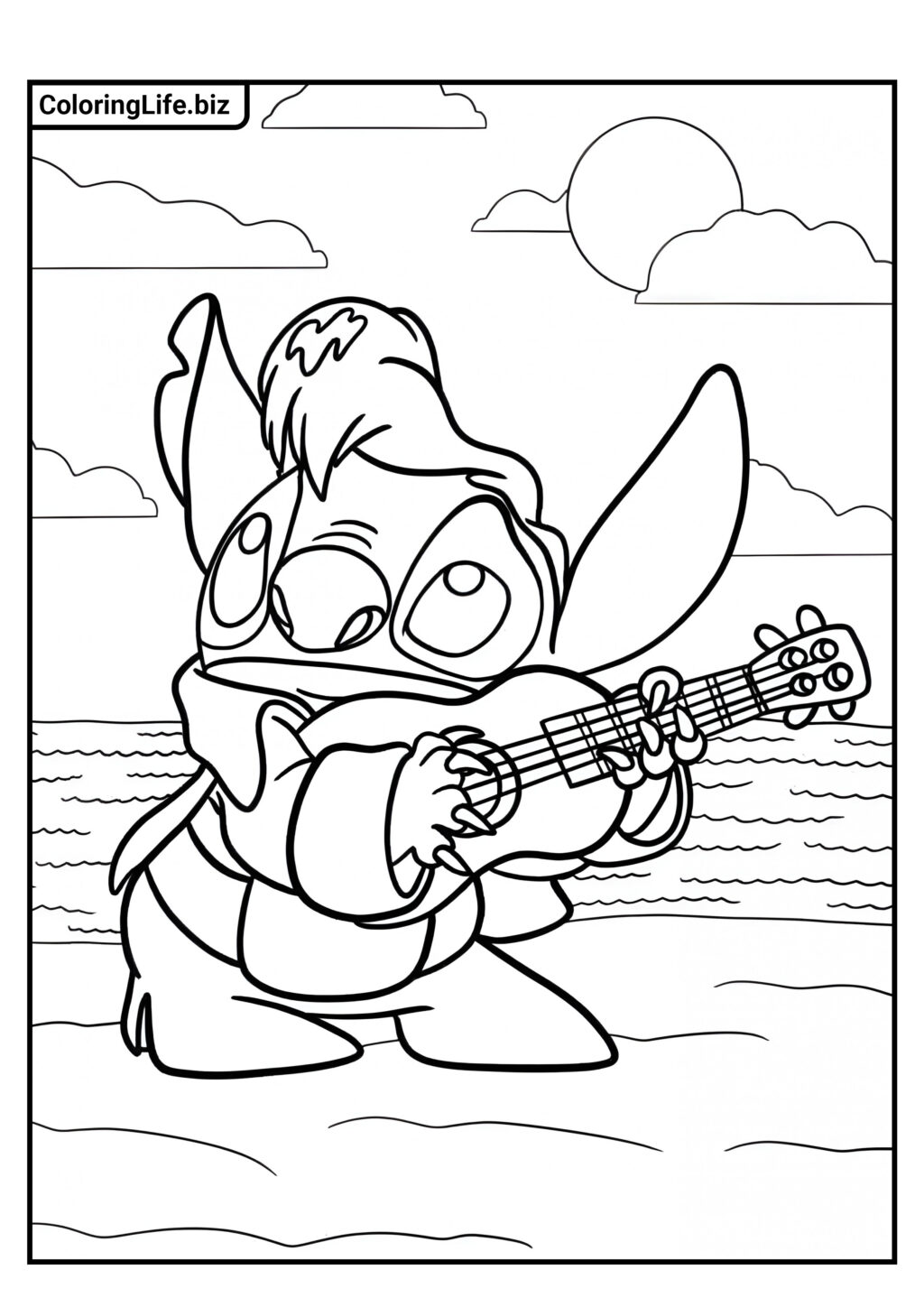 Kolorowanki Lilo i Stitch do pobrania za darmo