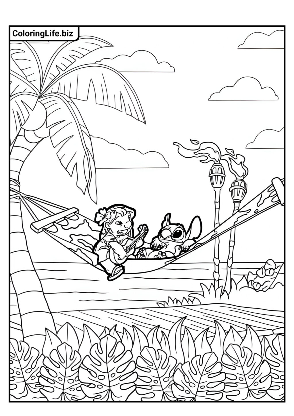 Kolorowanki Lilo i Stitch do pobrania za darmo