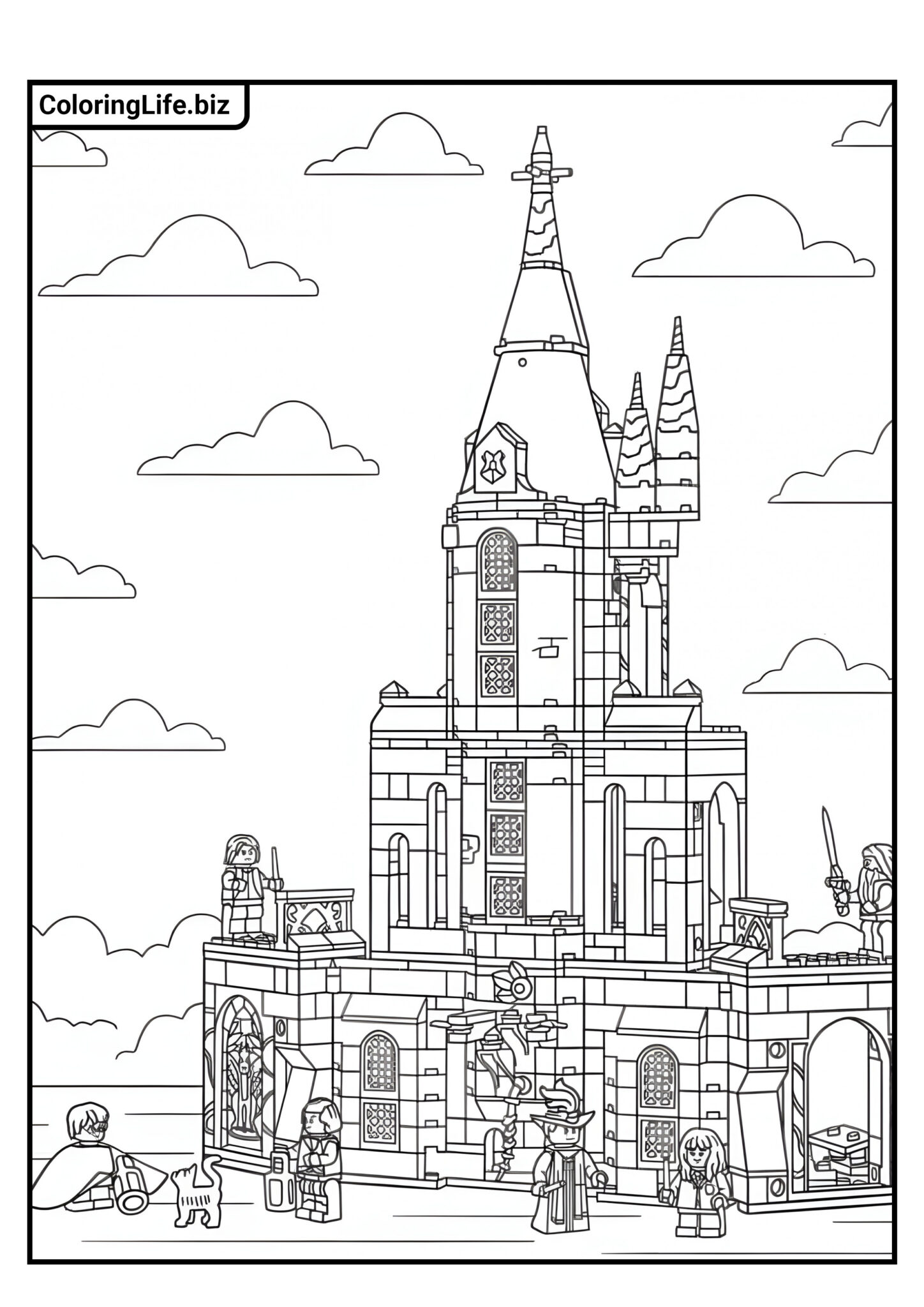 Раскраски ЛЕГО (LEGO) для печати | 50 раскрасок