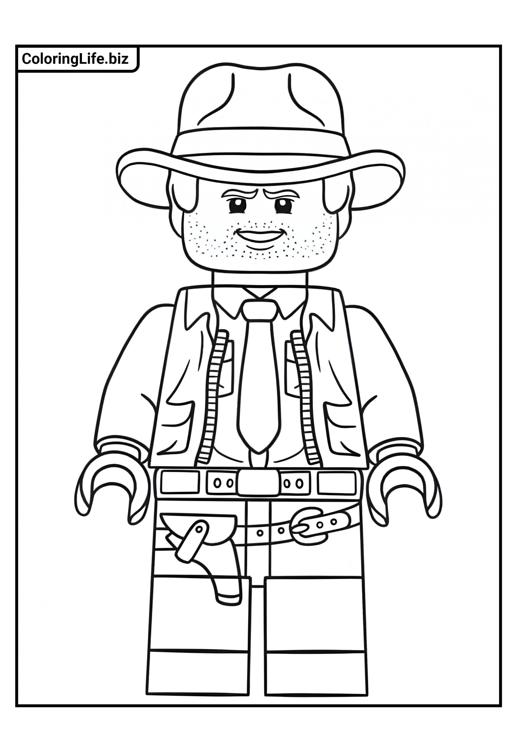 LEGO Malvorlagen für den Druck | 50 Ausmalbilder