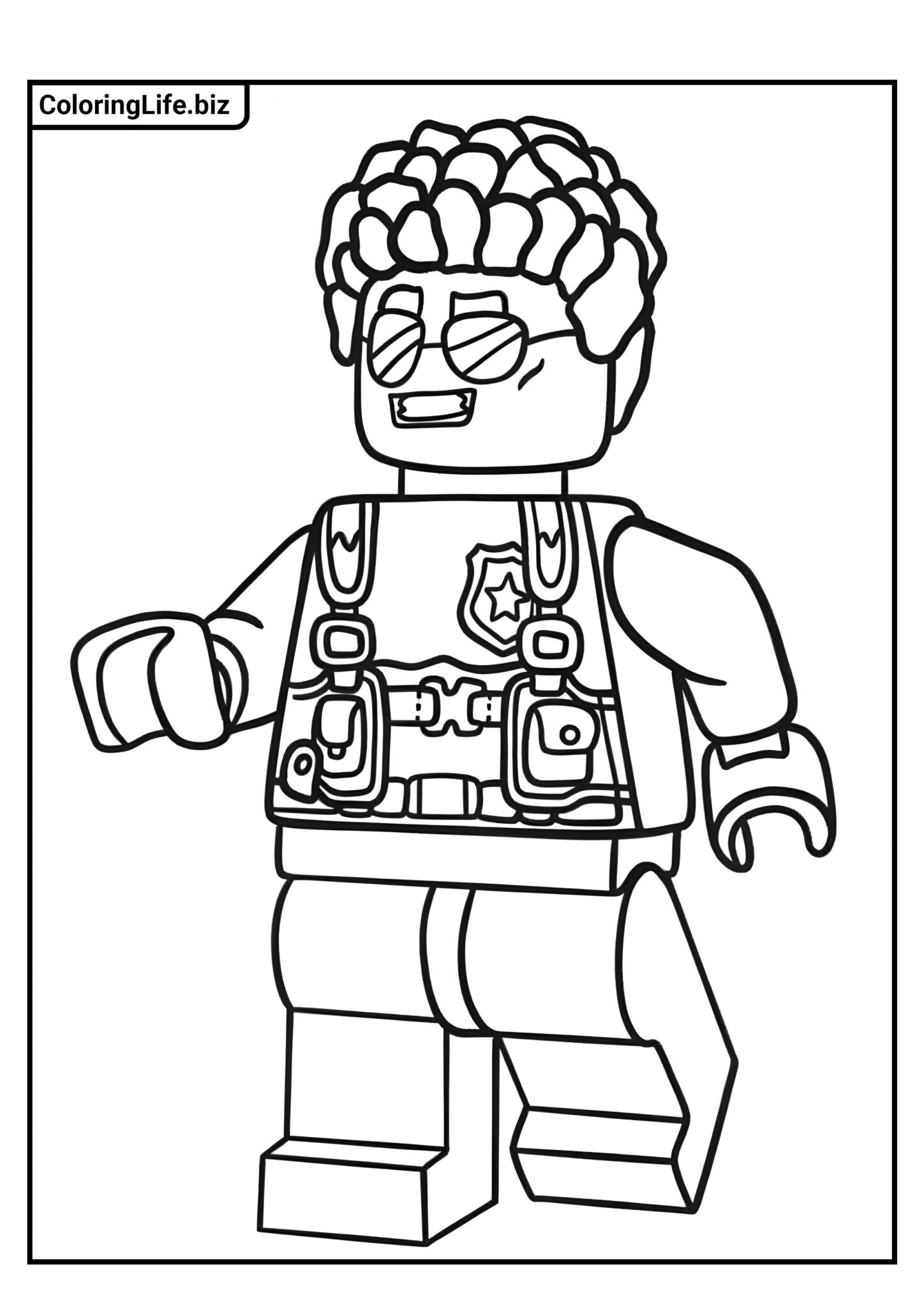 LEGO Malvorlagen für den Druck | 50 Ausmalbilder