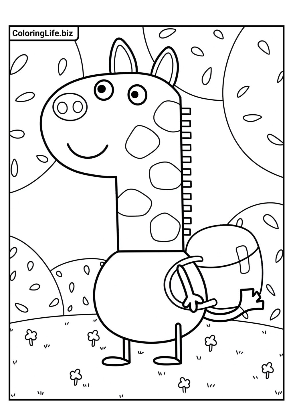 Kolorowanki Świnki Peppy dla dzieci | Pobierz za darmo