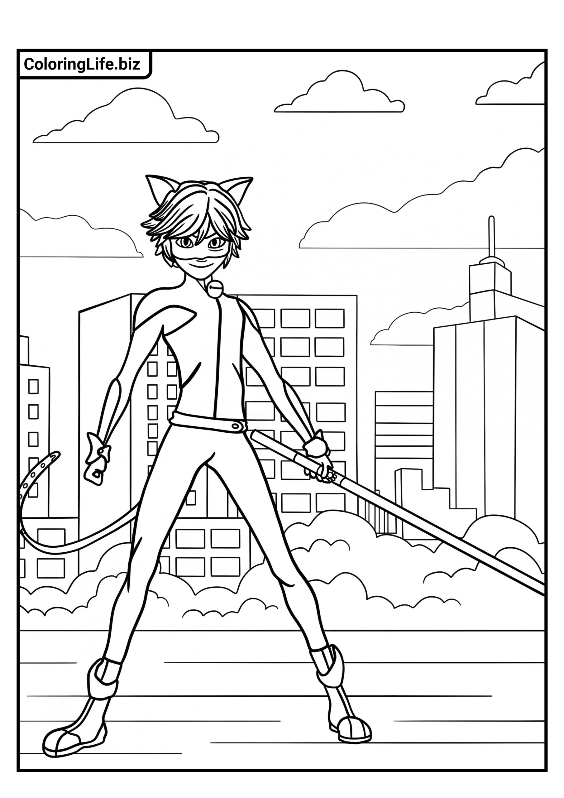 Раскраски Леди Баг и Супер-кот | Новая коллекция