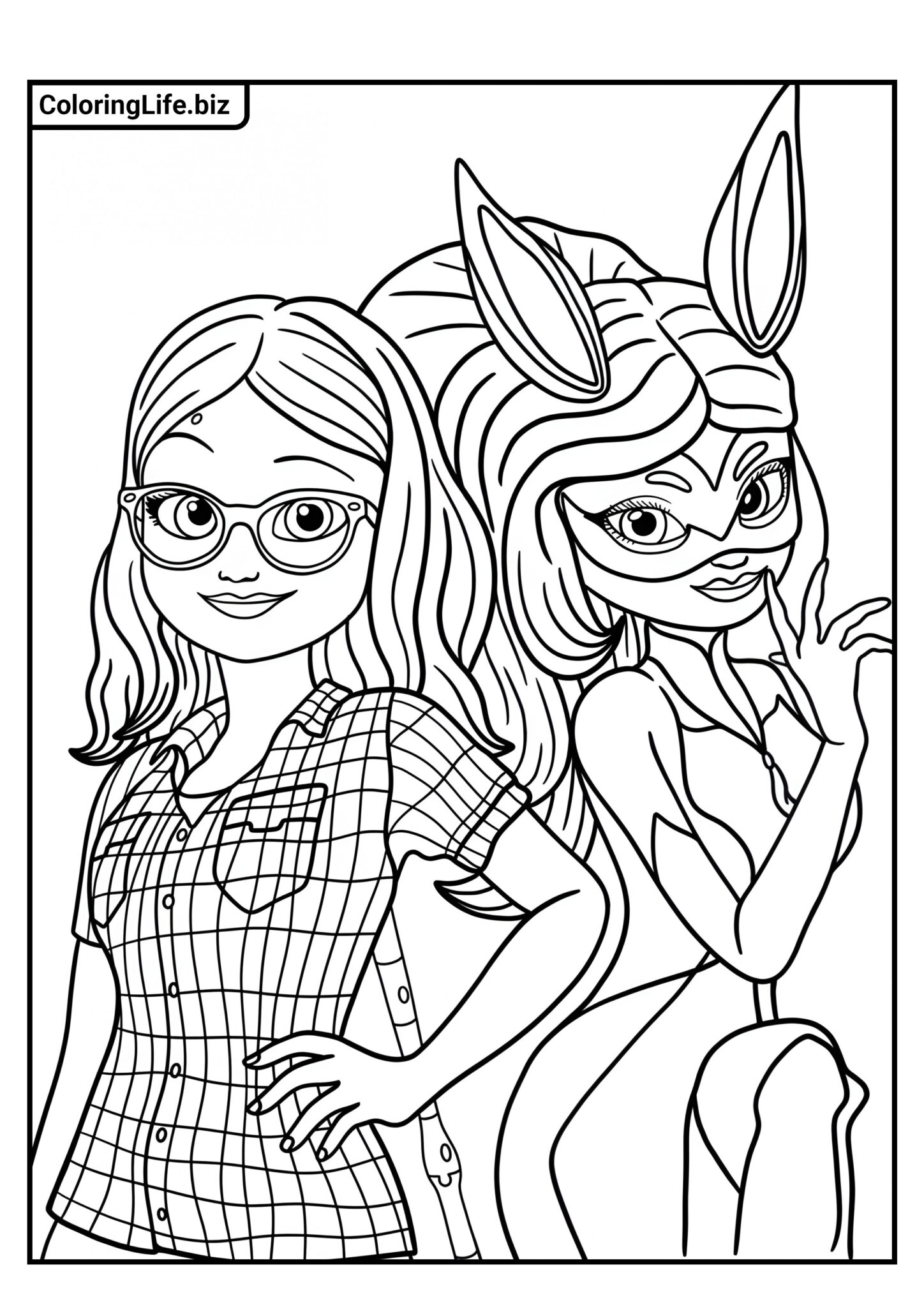 Ausmalbilder von Ladybug und Cat Noir | Neue Kollektion