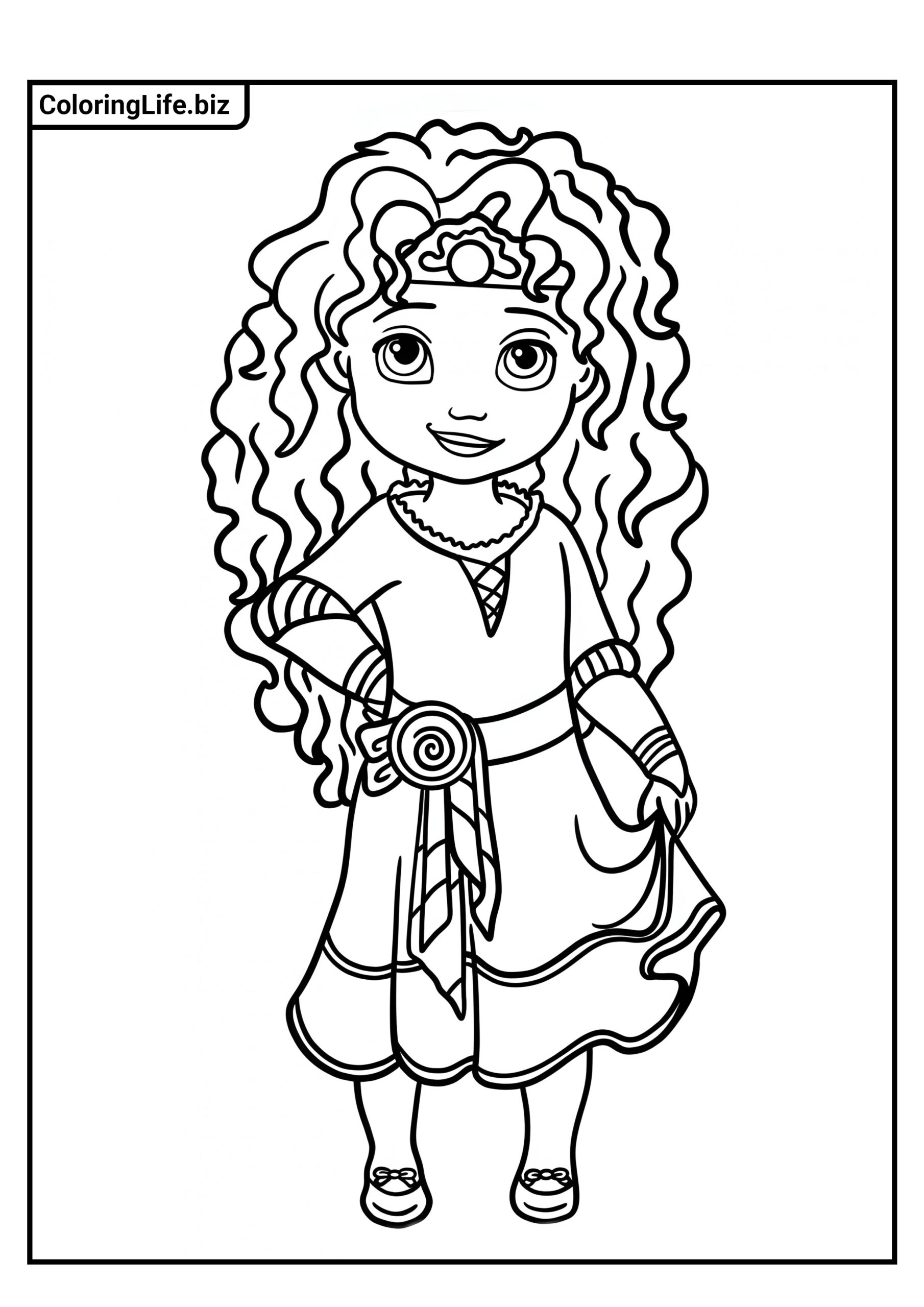 Раскраски Принцессы Диснея | Распечатать на А4