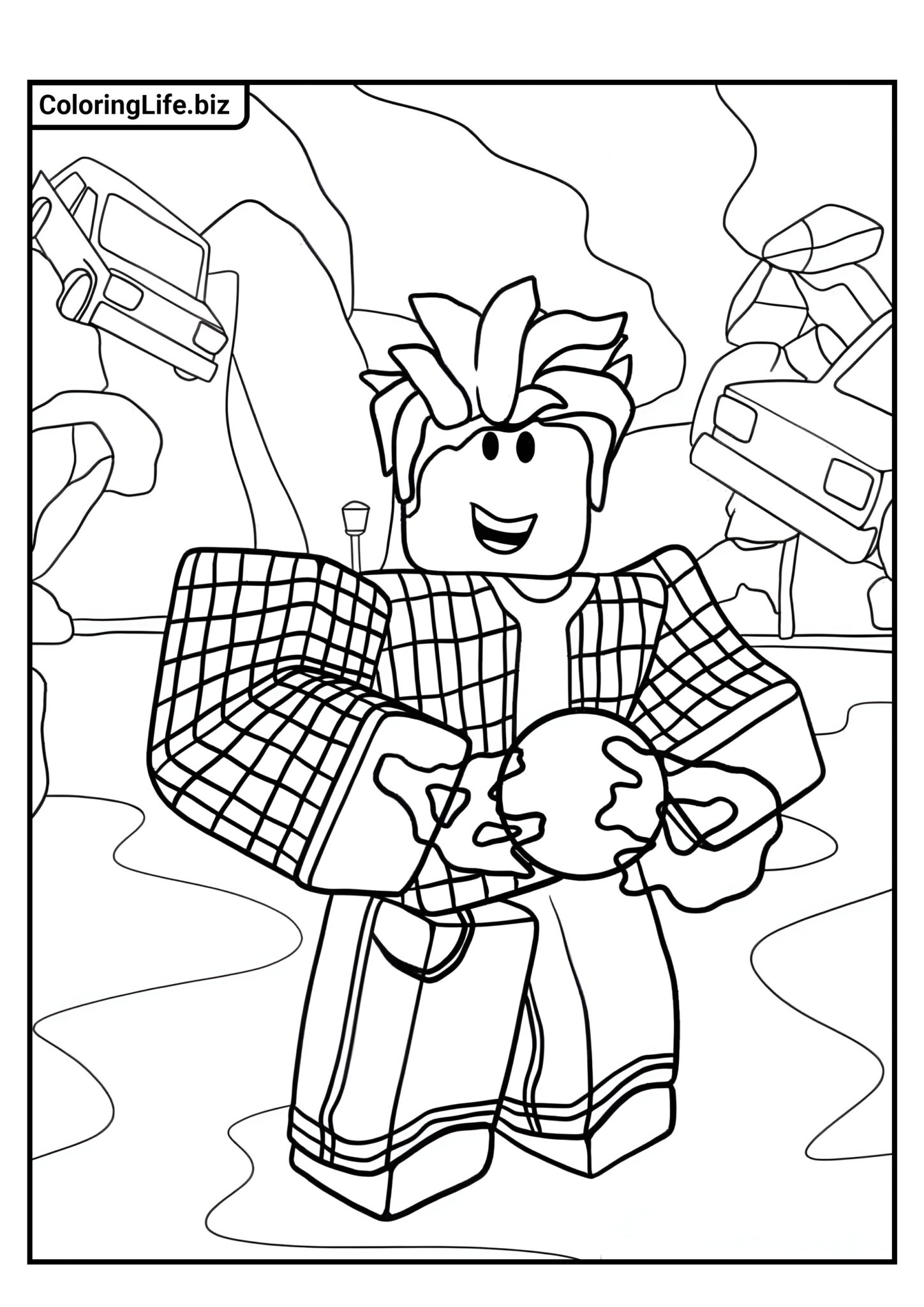 Раскраски Роблокс (Roblox) - Распечатать на А4