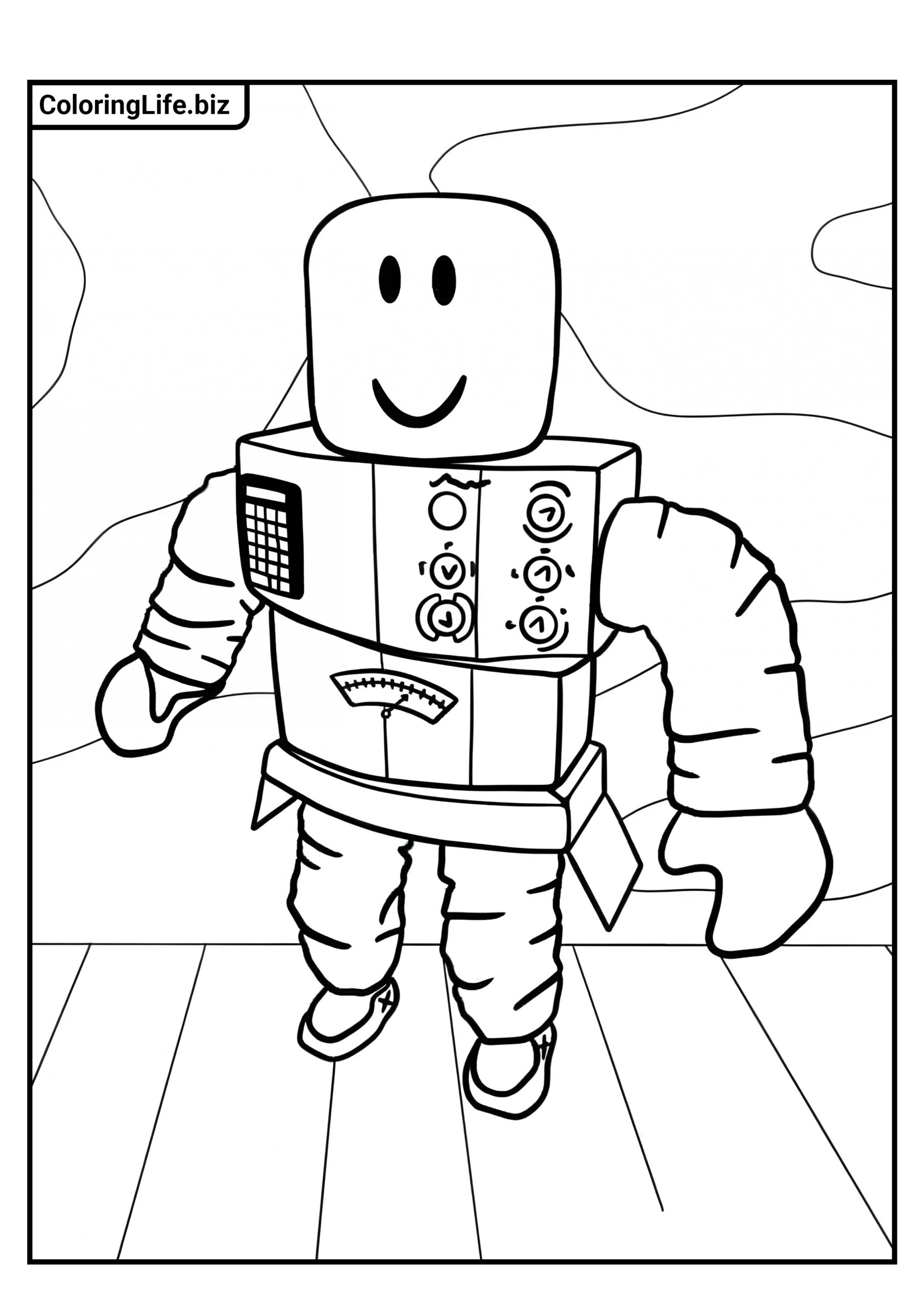 Раскраски Роблокс (Roblox) - Распечатать на А4