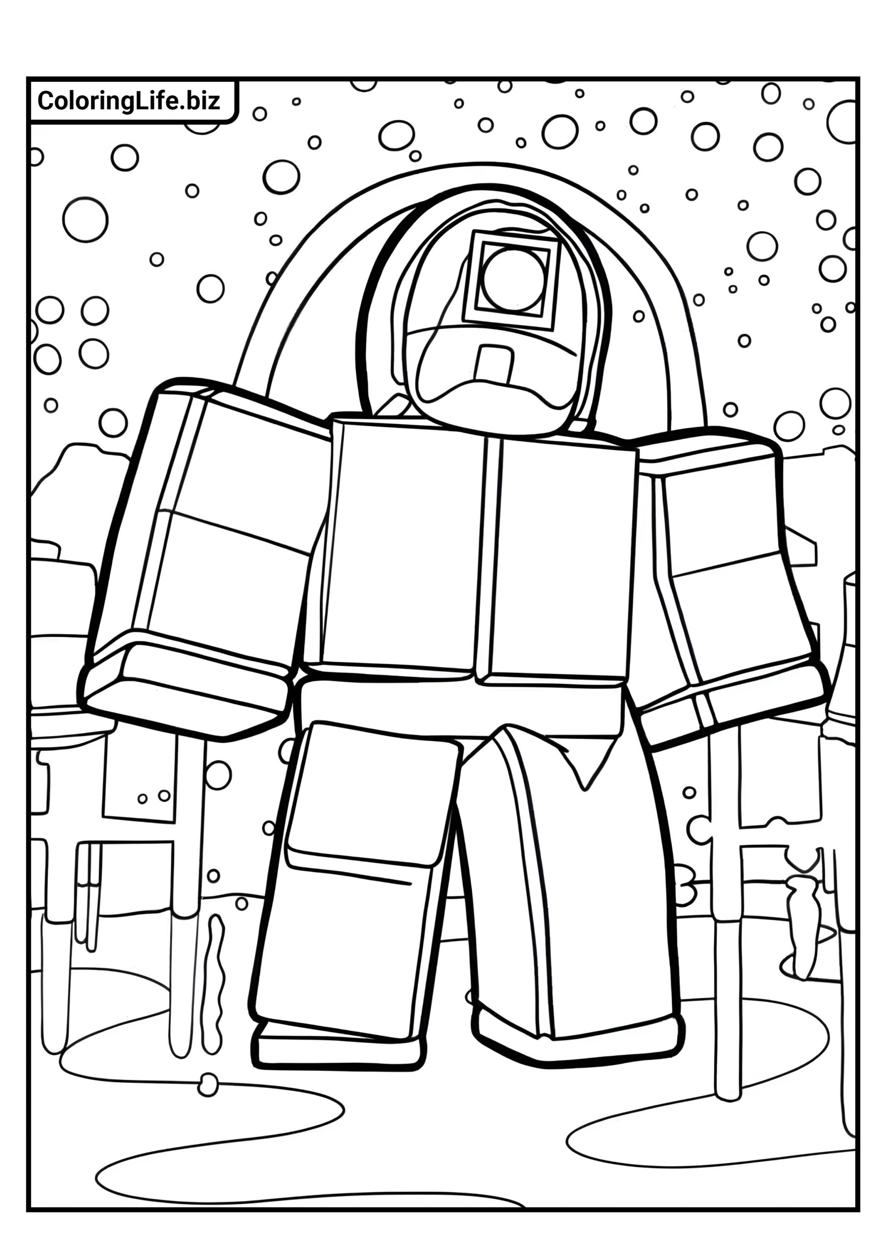 Раскраски Роблокс (Roblox) - Распечатать на А4