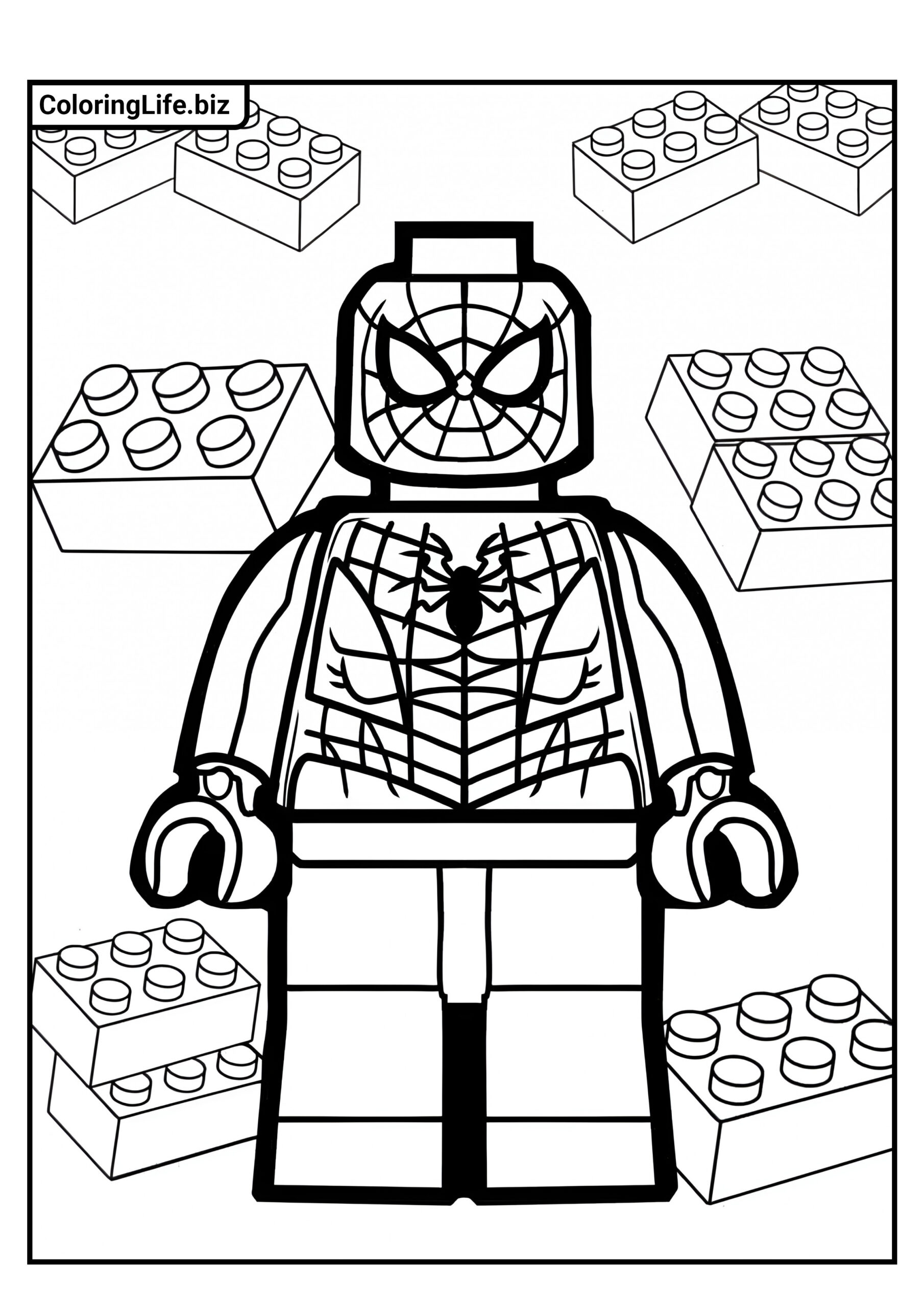 Раскраски Человек Паук | Распечатать бесплатно
