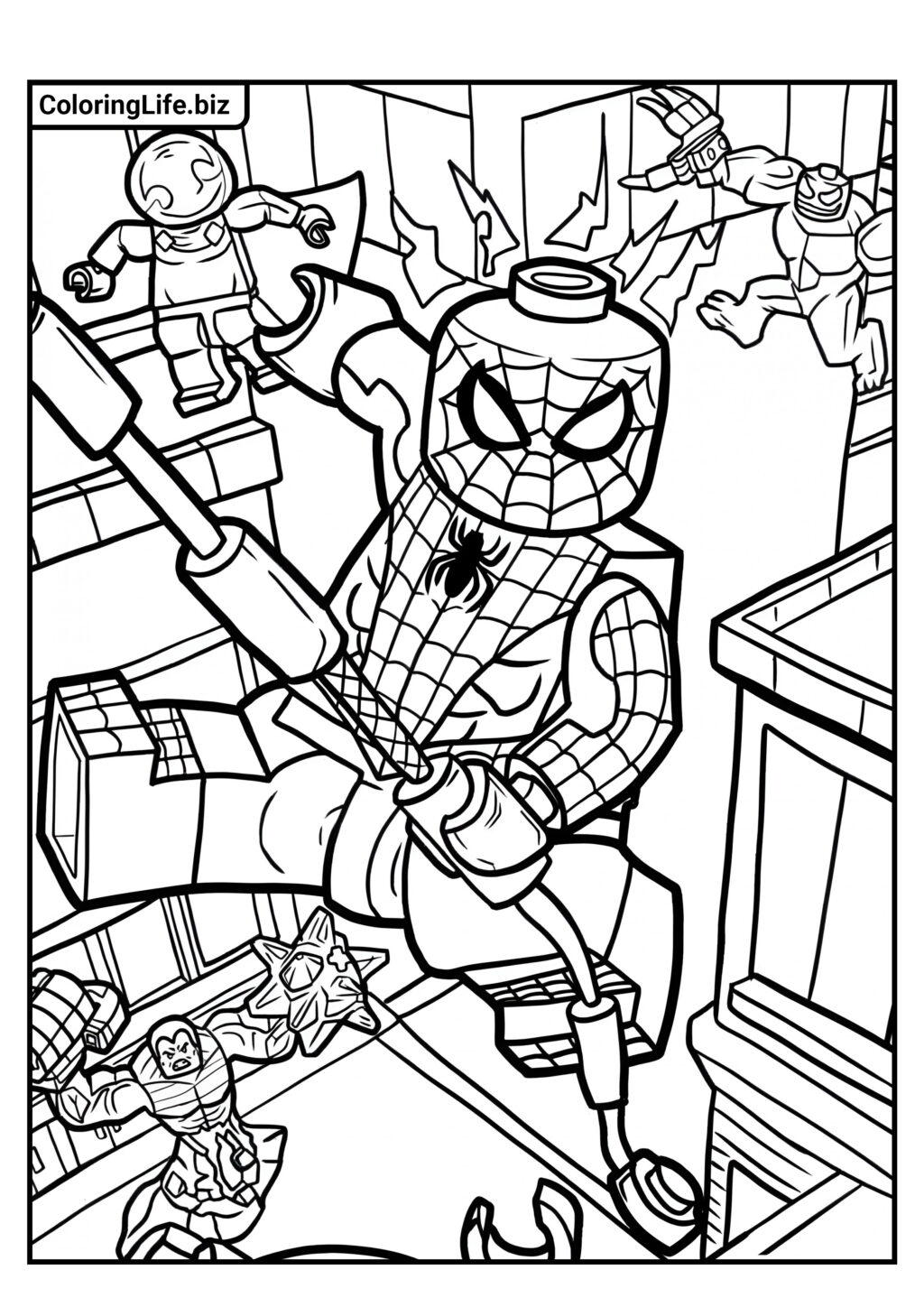 Kolorowanki Spider-Man | Wydrukuj za darmo