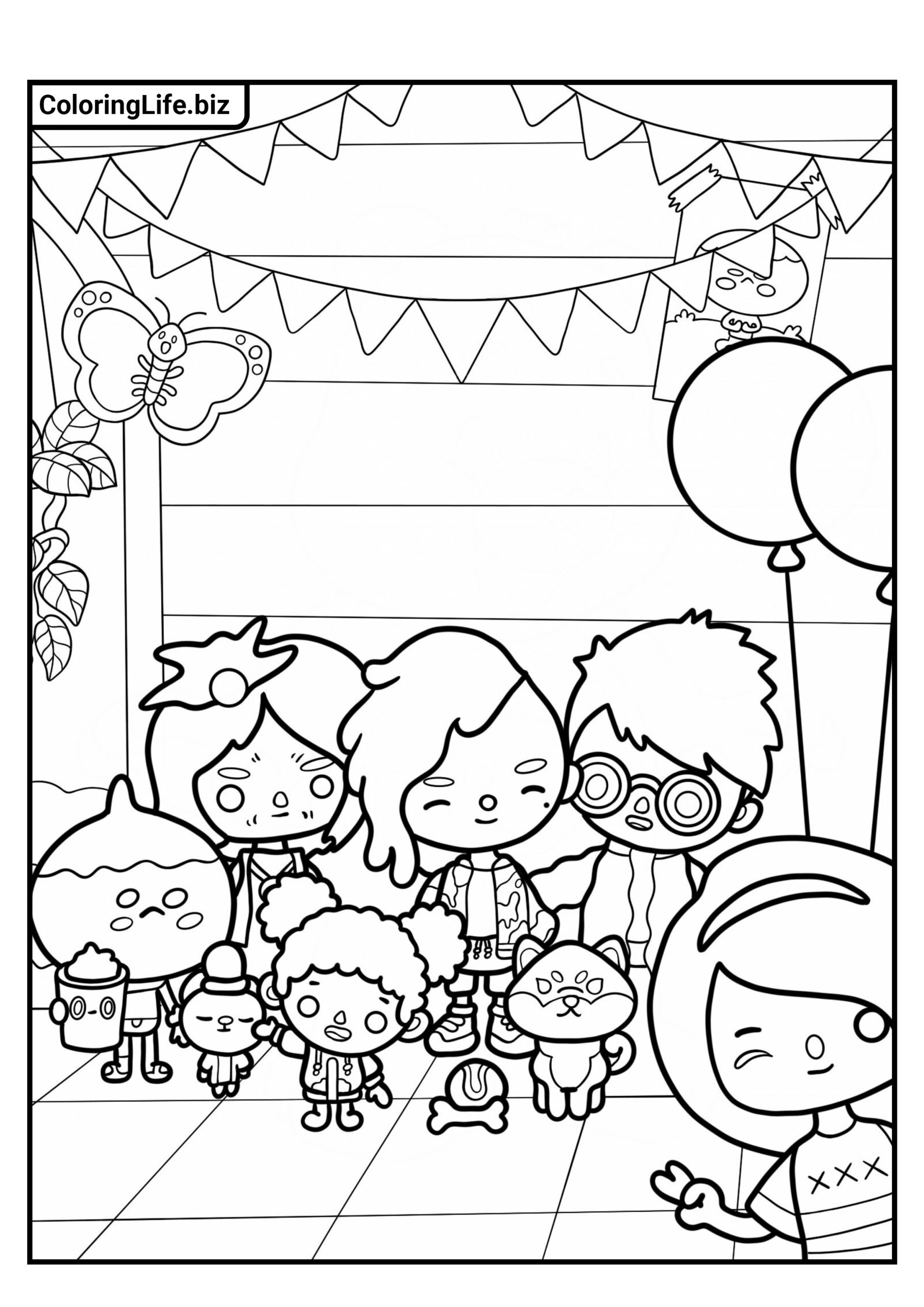 Раскраски Тока Бока | Новые распечатки для детей