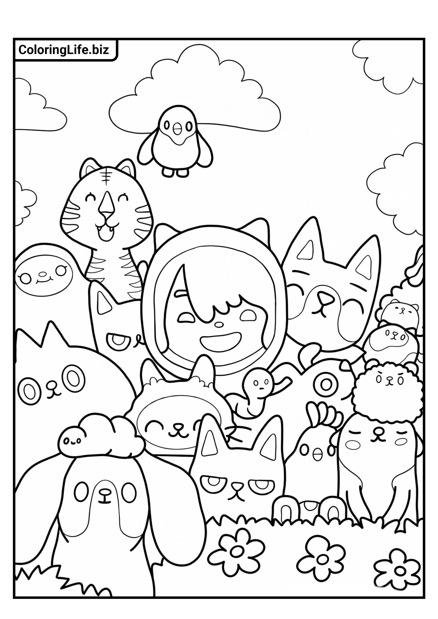 Ausmalbilder Toca Boca | Neue Malvorlagen für Kinder