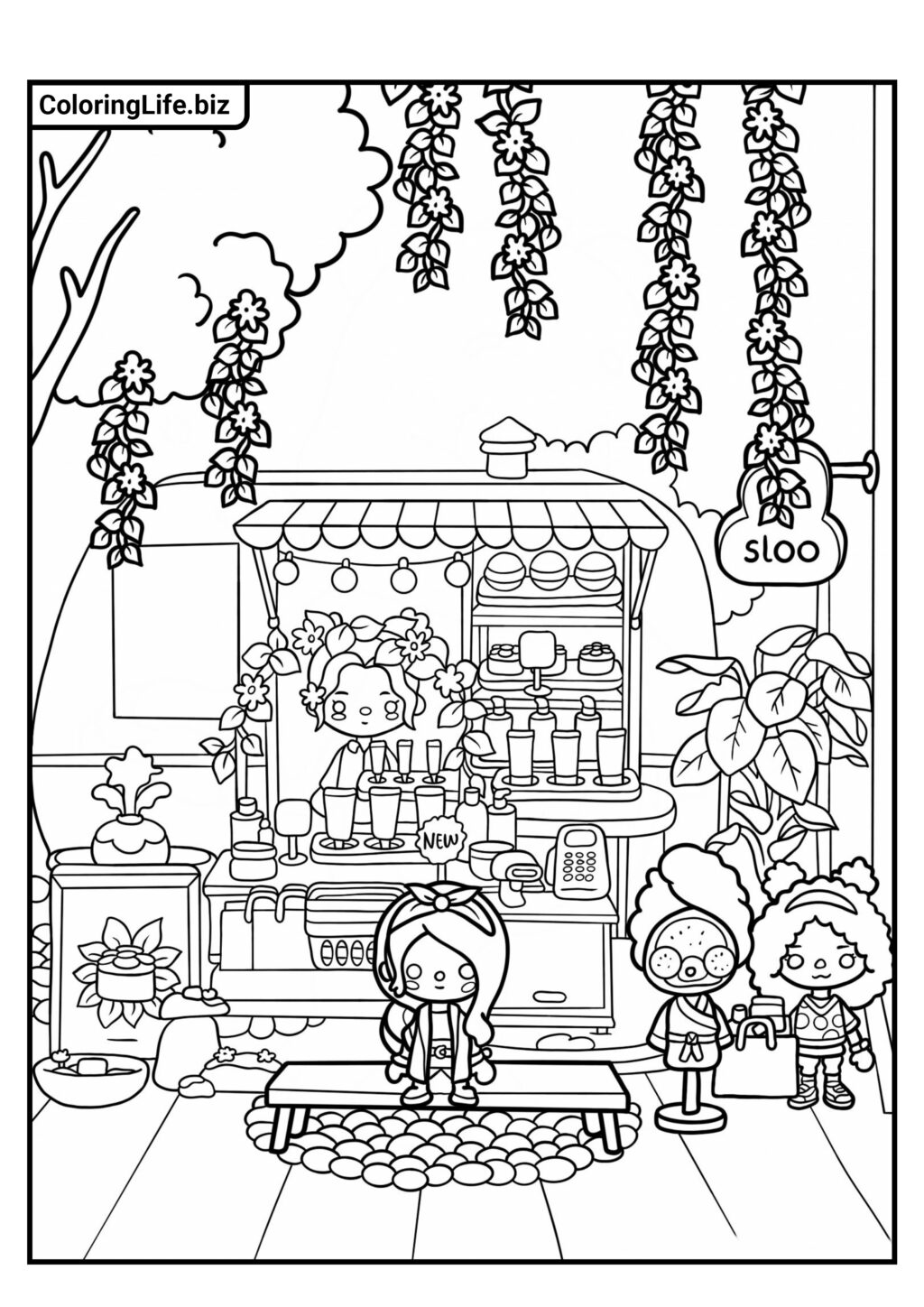 Раскраски Тока Бока | Новые распечатки для детей