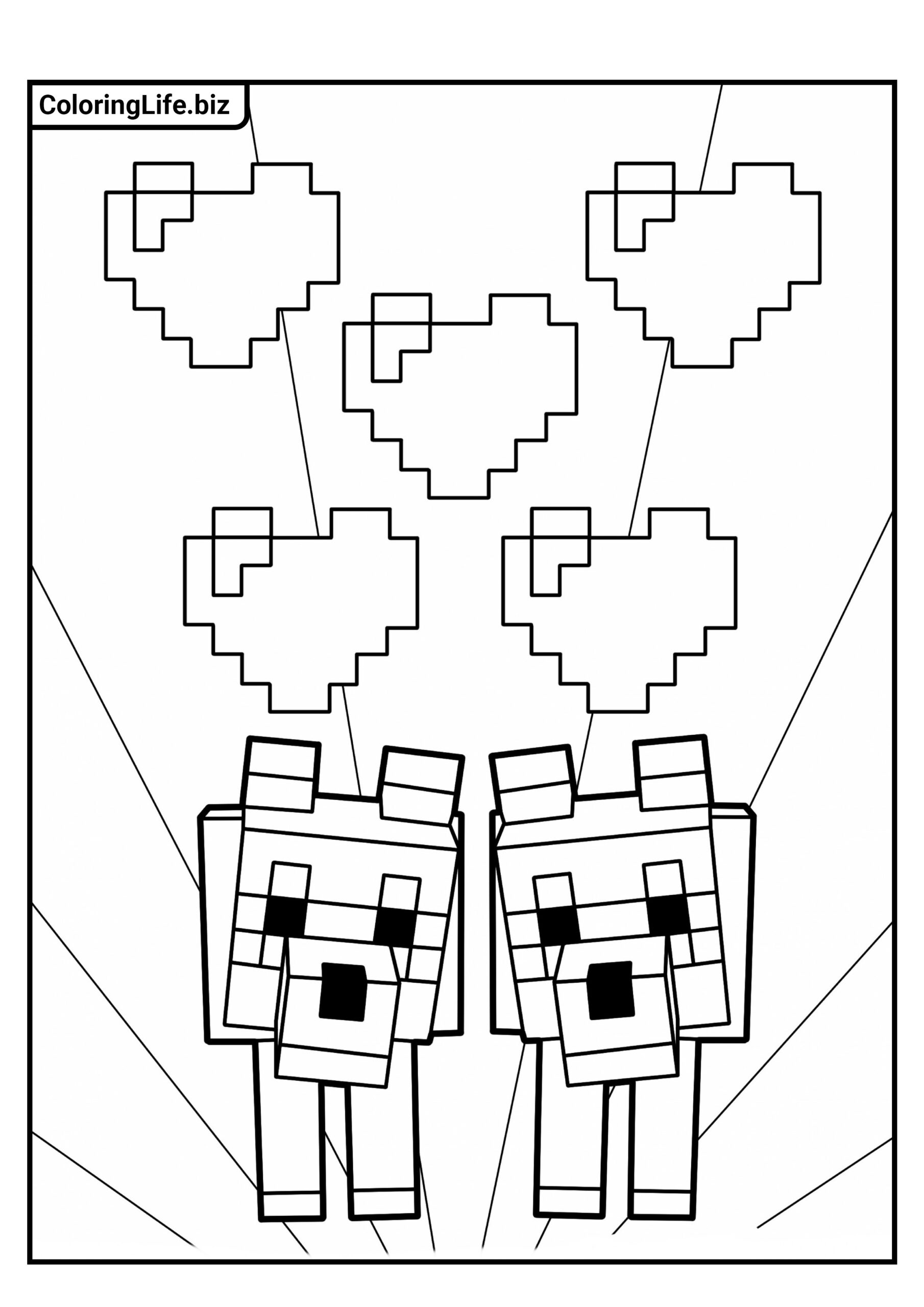 Kolorowanki Minecraft | 60+ nowych szablonów dla dzieci