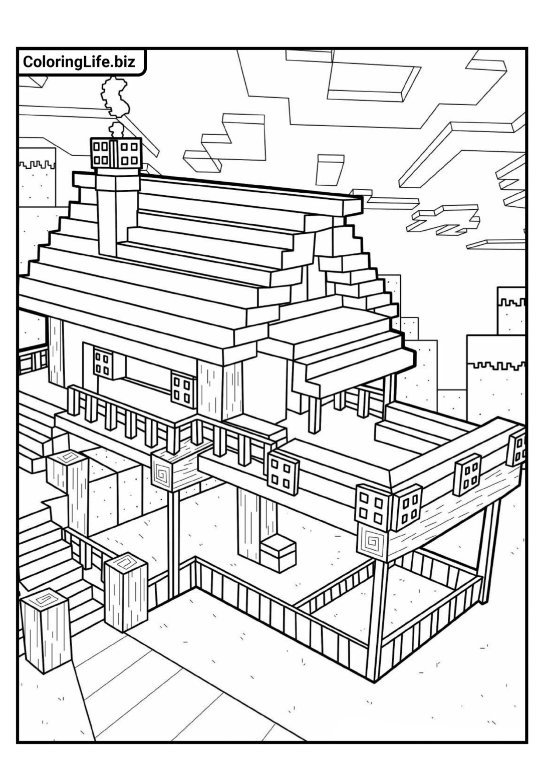 Раскраски Майнкрафт | 60+ новых распечаток для детей