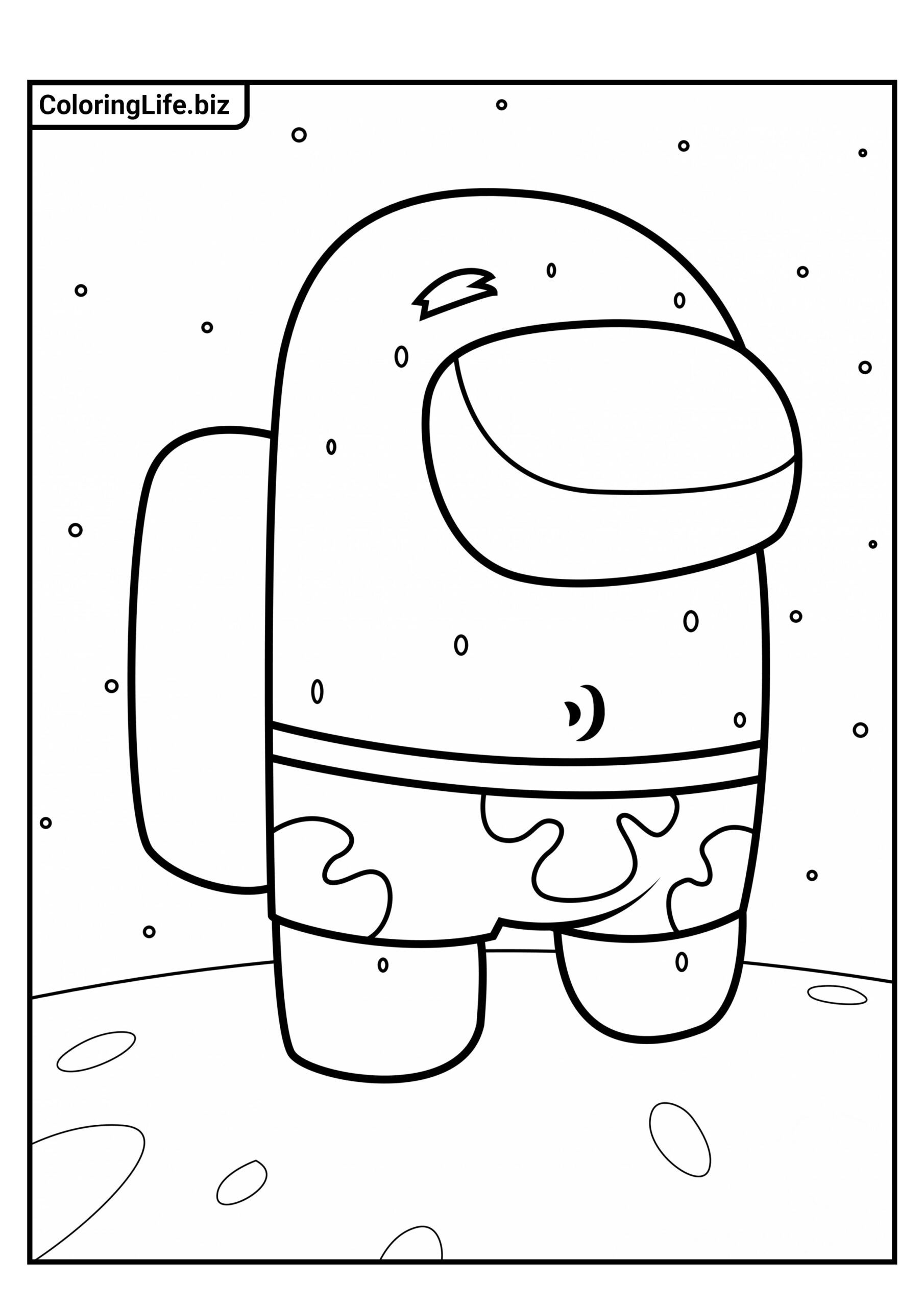 Раскраски Амонг Ас (Among Us) | 60+ новых дизайнов