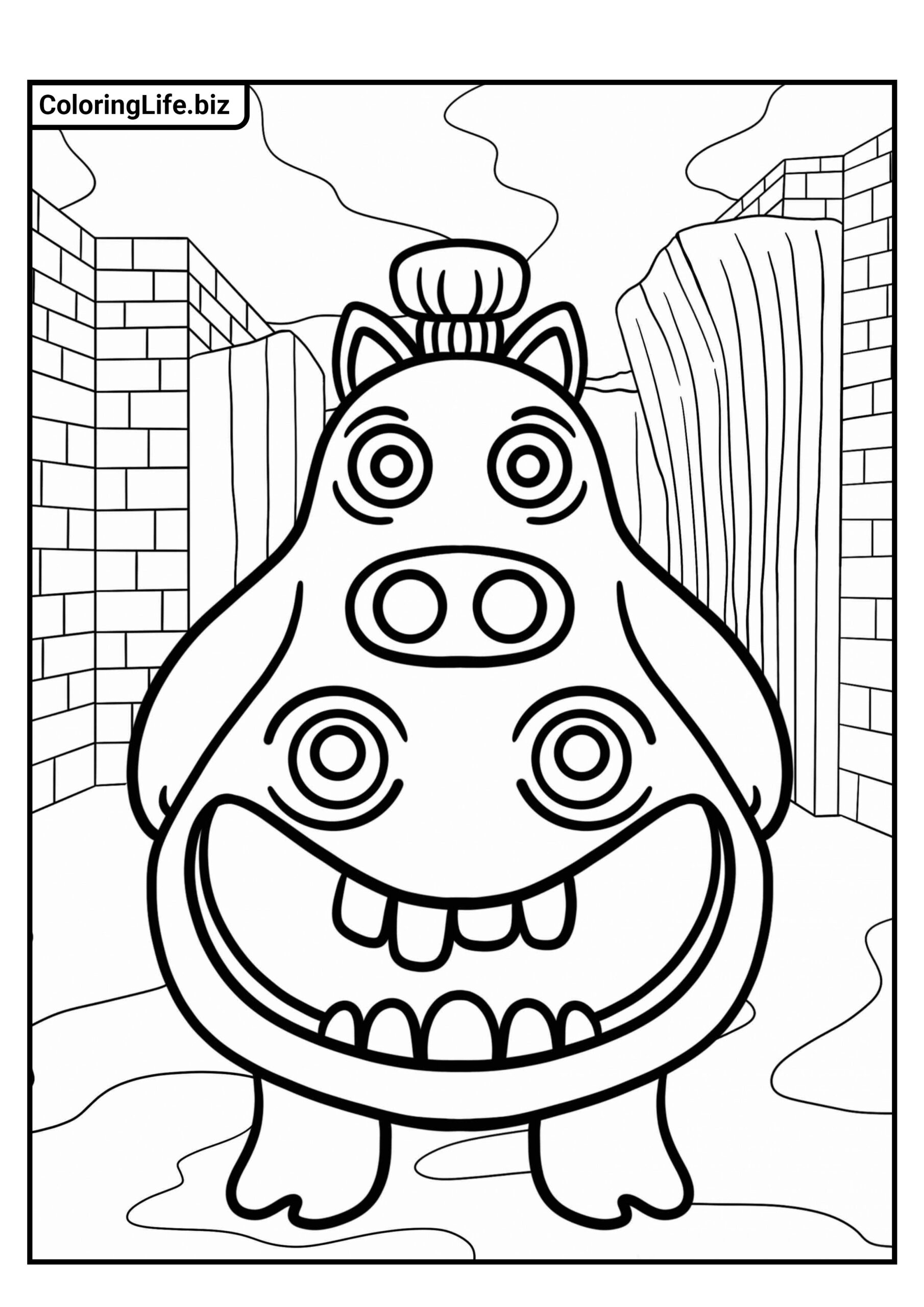 Раскраски Банбан (Garten of Banban) для распечатывания