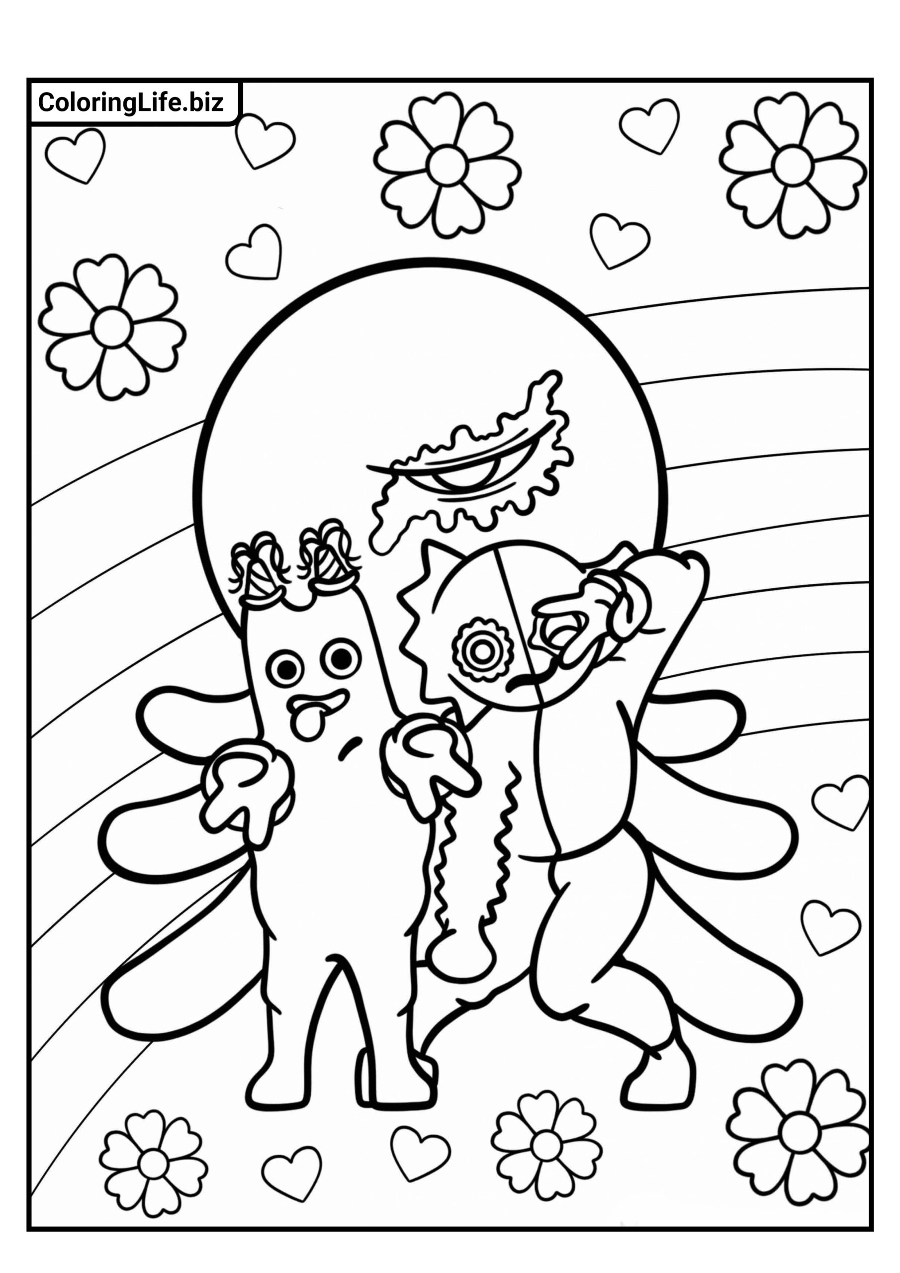 Раскраски Банбан (Garten of Banban) для распечатывания