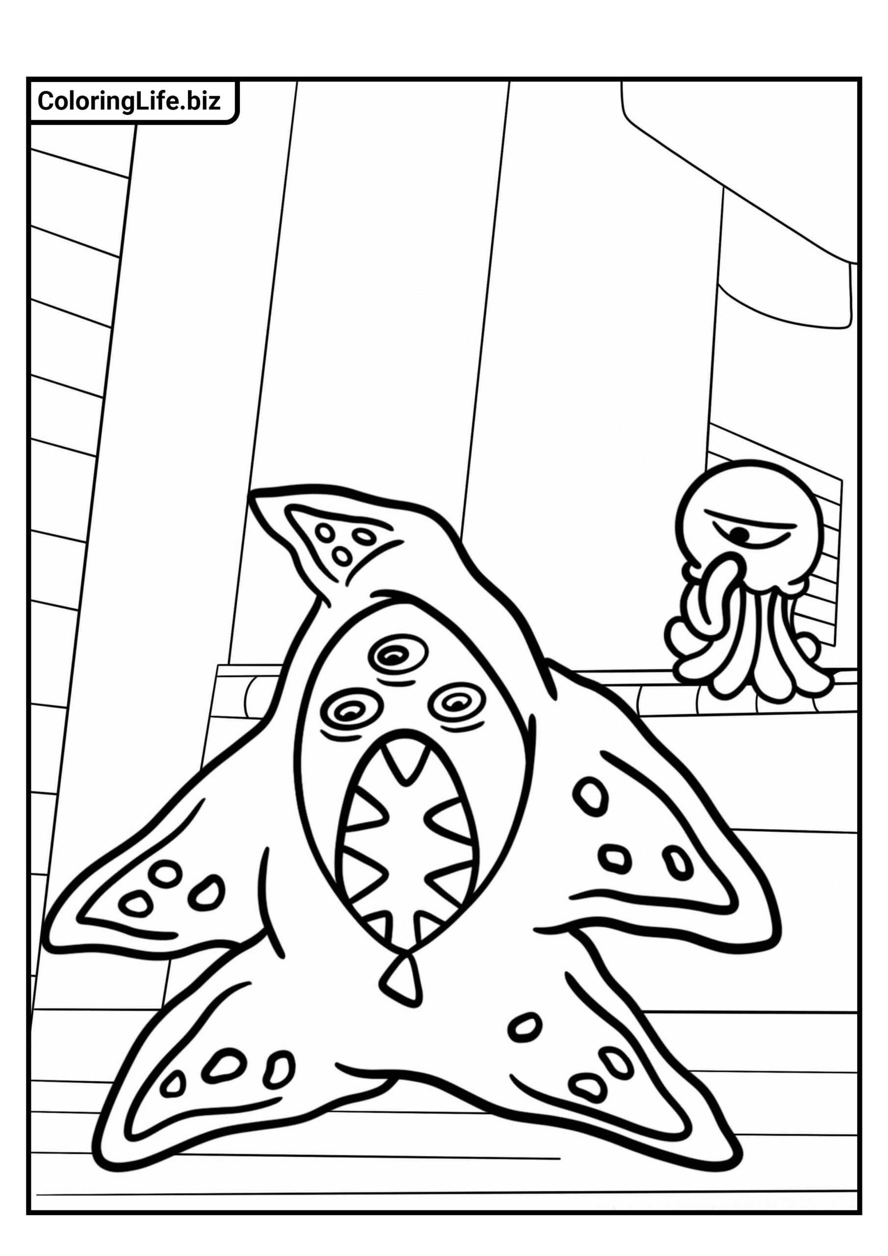 Раскраски Банбан (Garten of Banban) для распечатывания