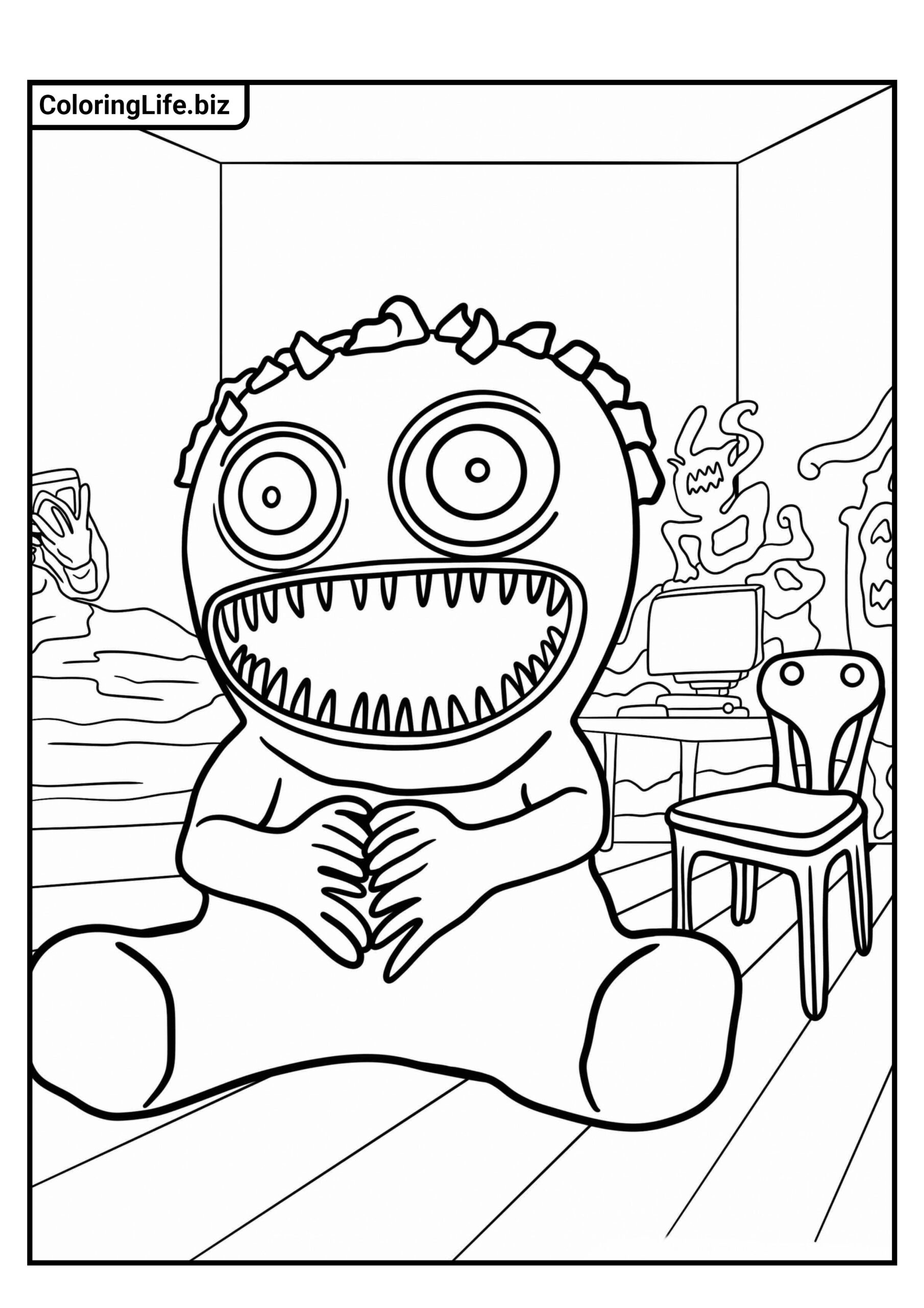 Раскраски Банбан (Garten of Banban) для распечатывания