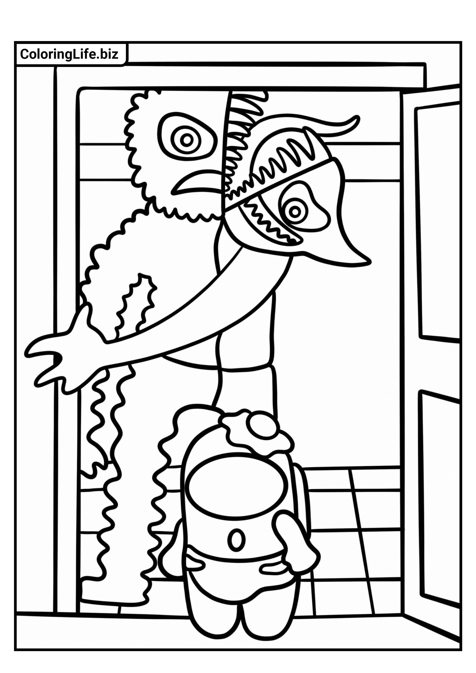 Раскраски Банбан (Garten of Banban) для распечатывания