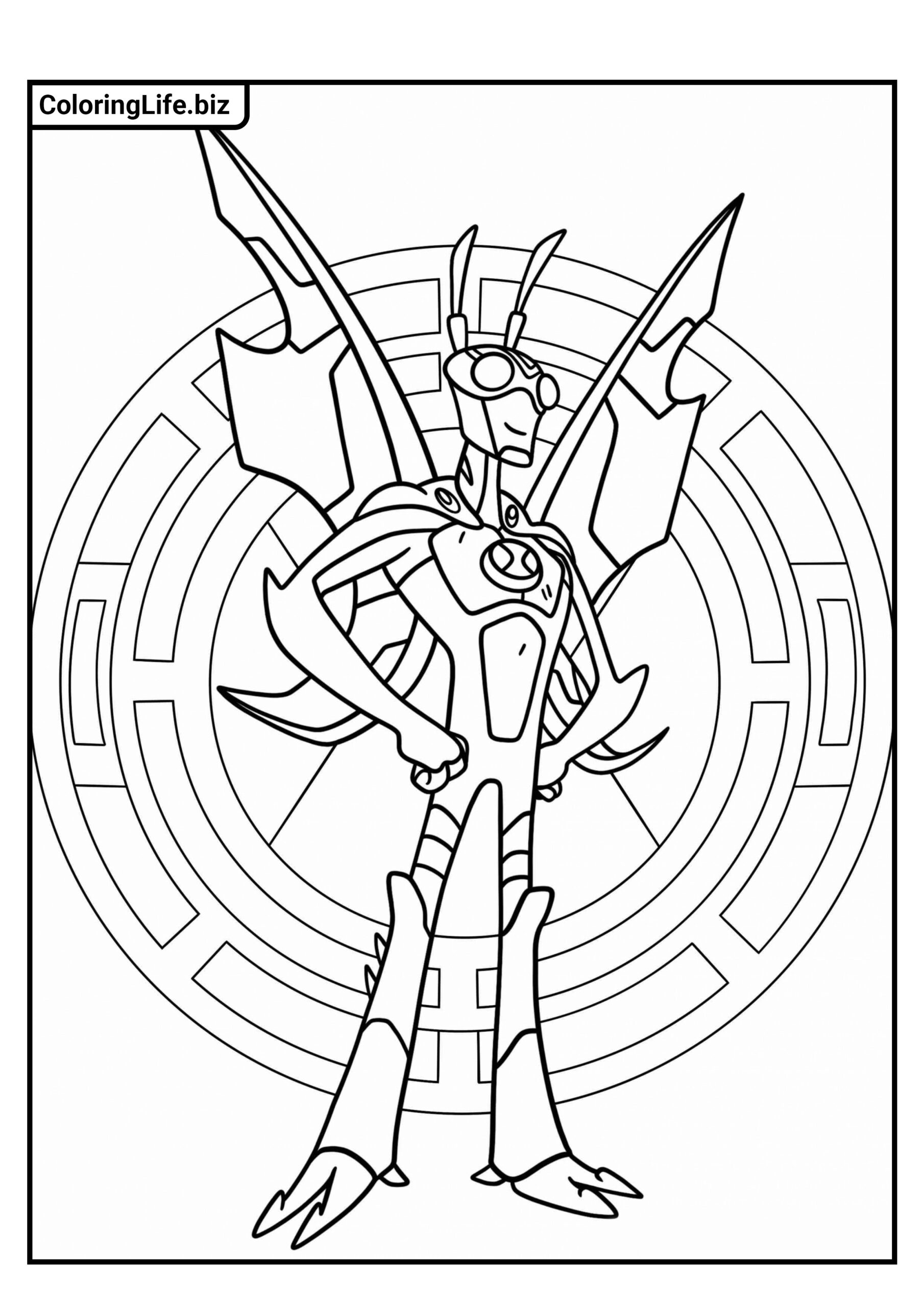 Раскраски Бен 10 для мальчиков | Новая коллекция