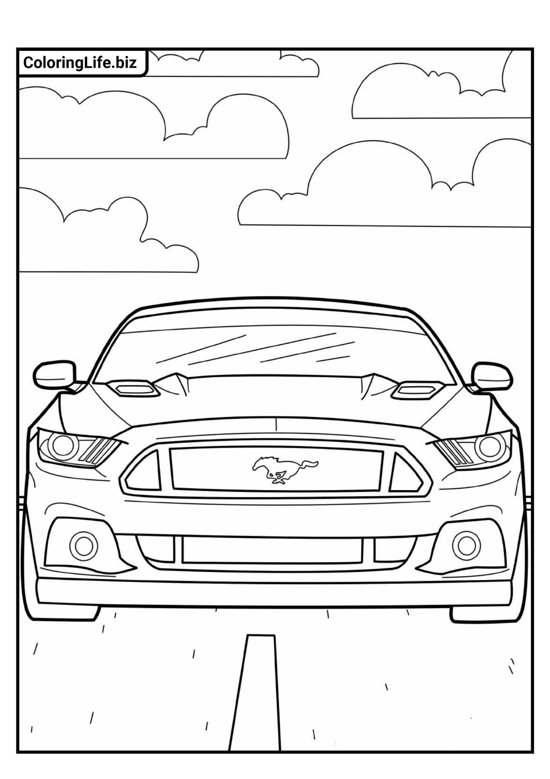 Раскраски Машинок, Автомобилей - Распечатать на А4