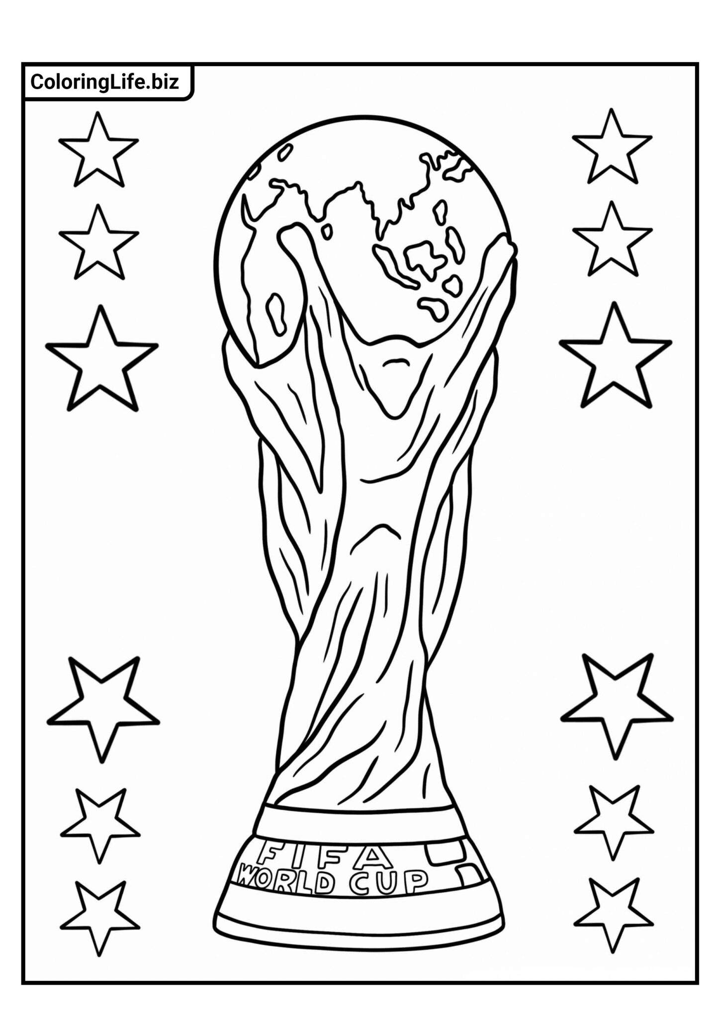 Раскраски Футбол - Распечатать на А4 - Скачать PDF