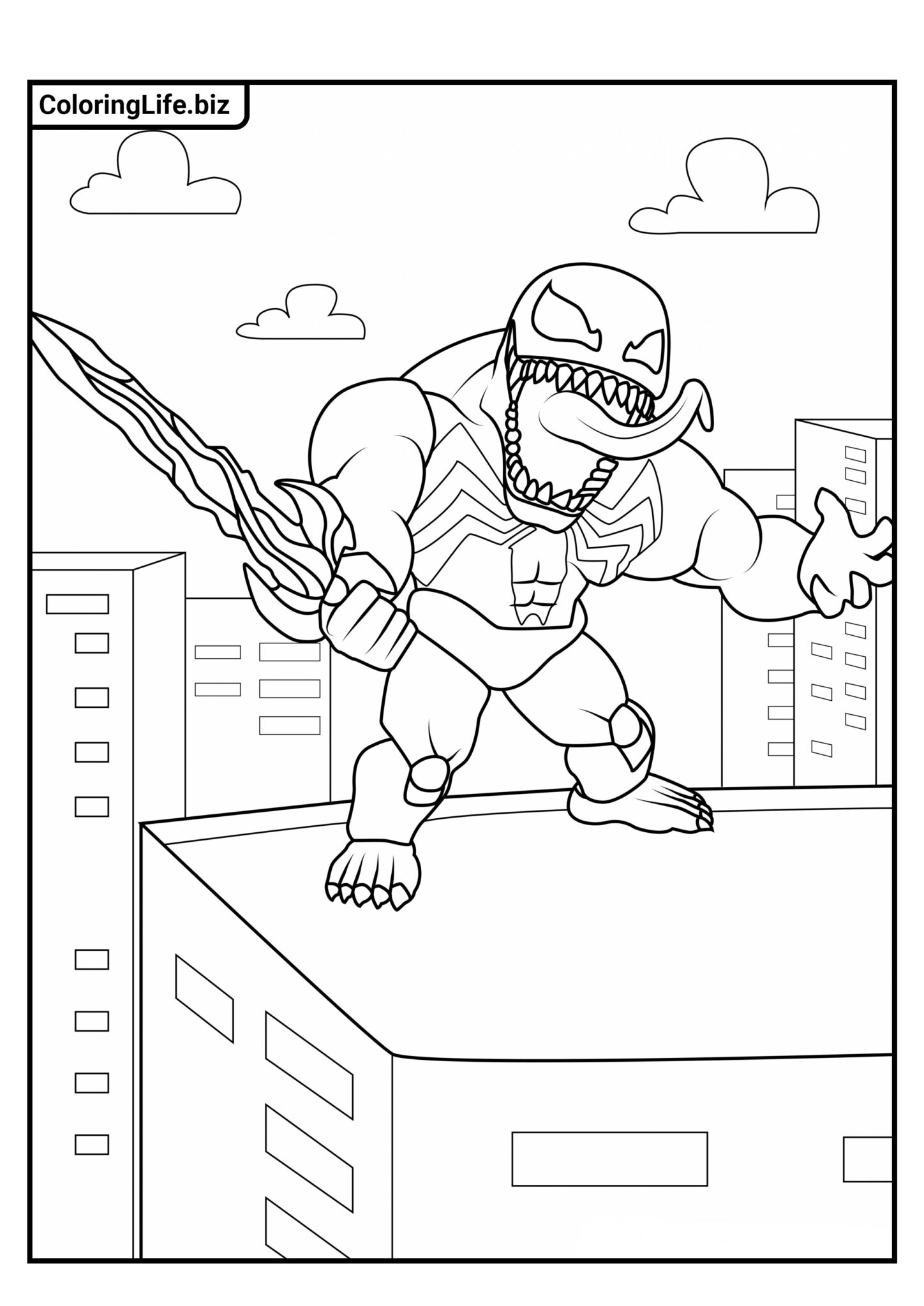 Ausmalbilder Venom | 20+ Malvorlagen zum Ausdrucken auf A4