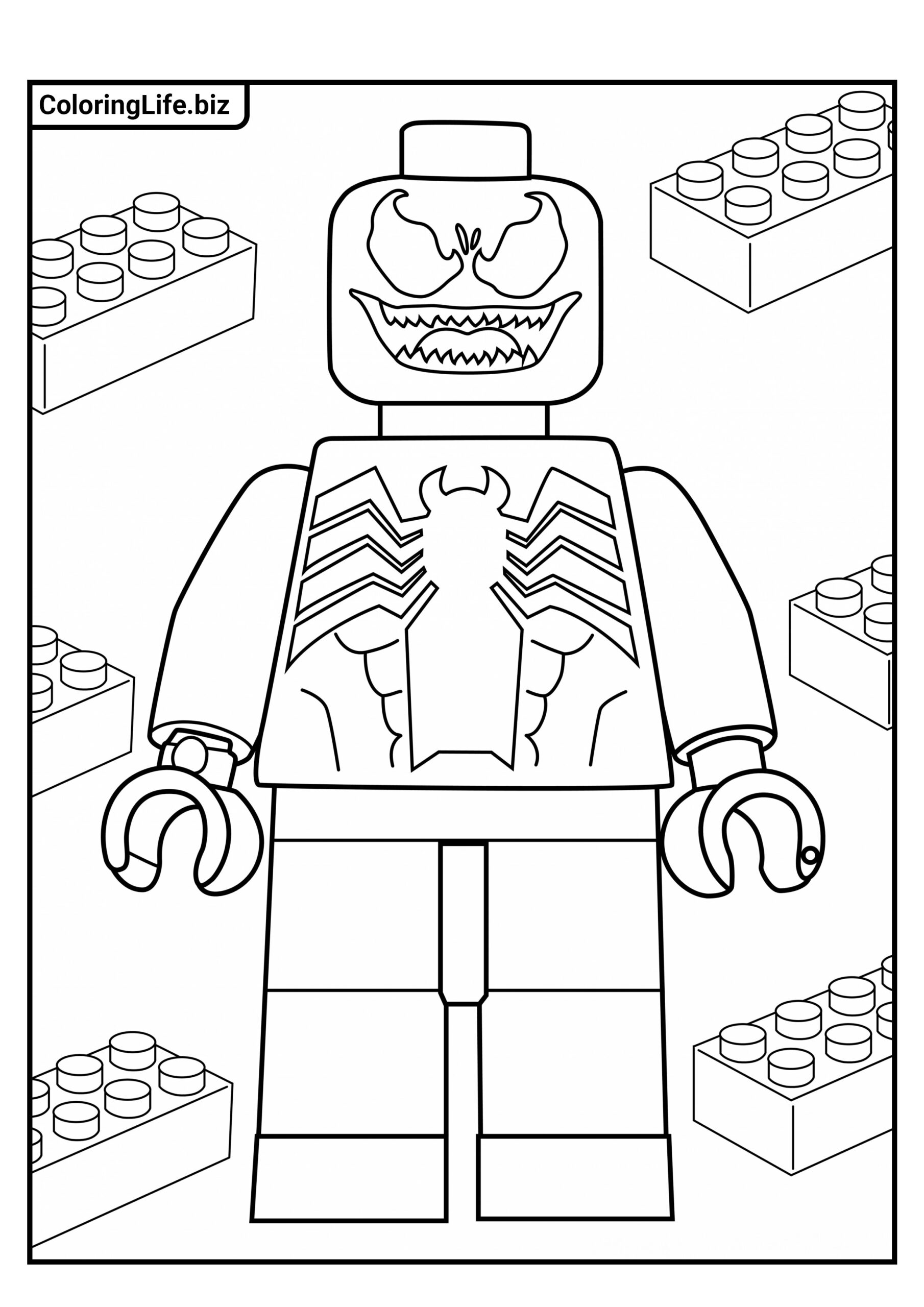 Ausmalbilder Venom | 20+ Malvorlagen zum Ausdrucken auf A4